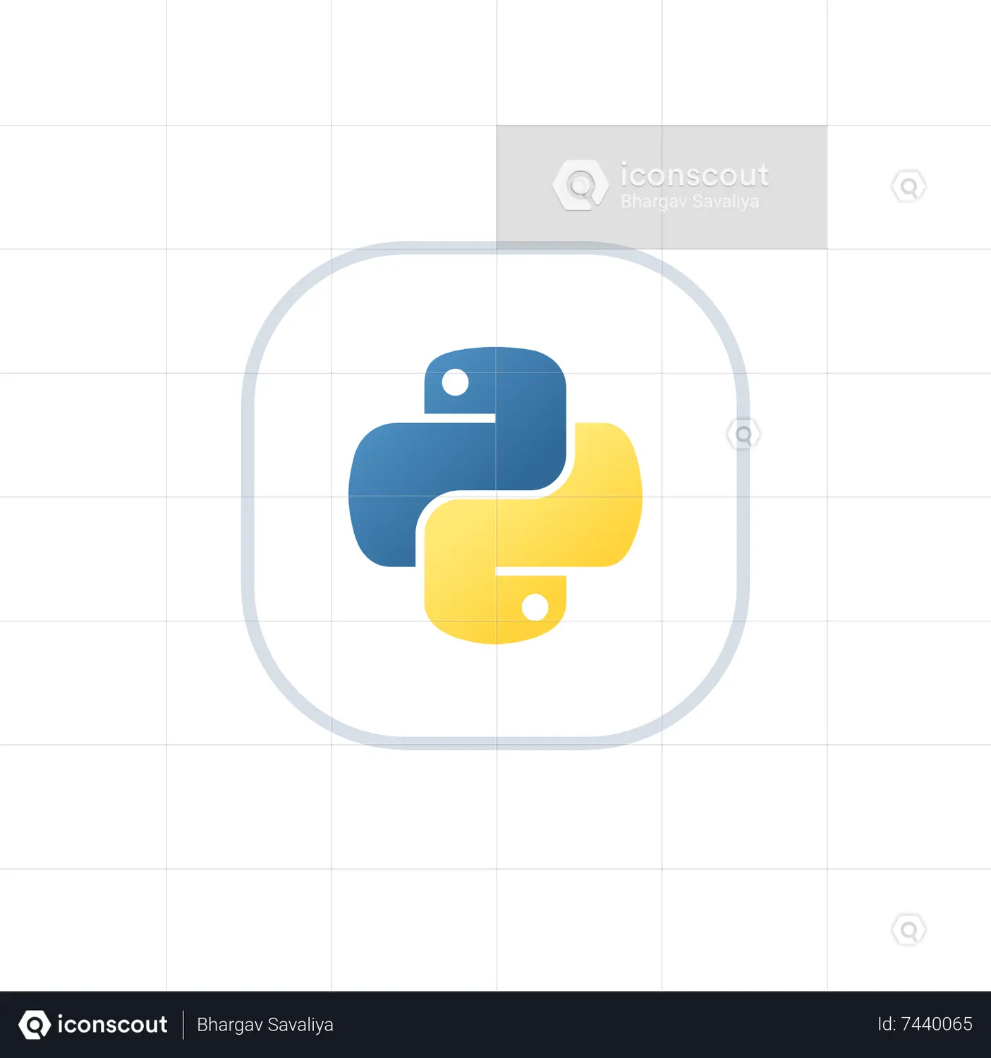 Python Animated Logo download in JSON, LOTTIE or MP4 format