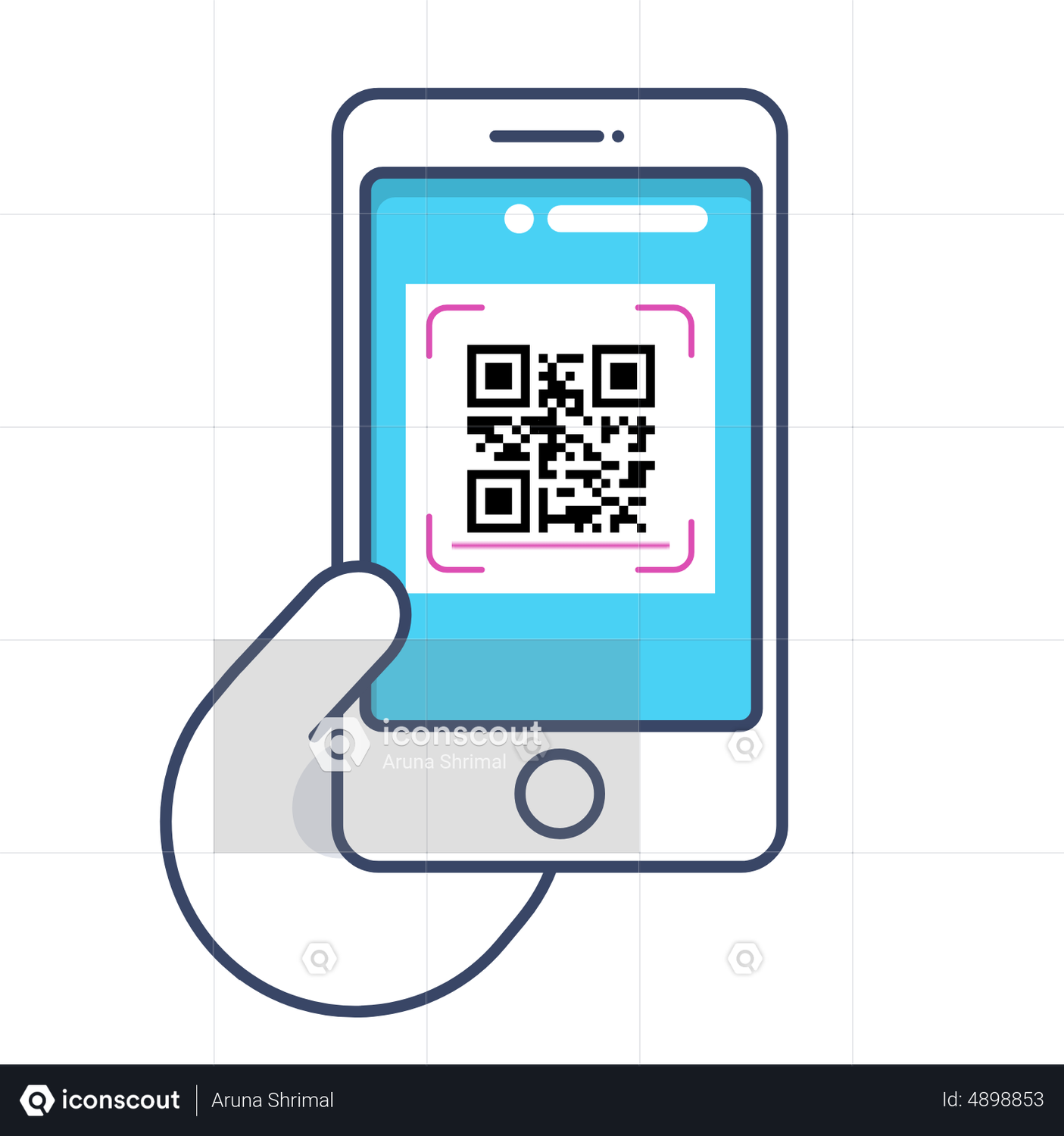 QR Scanning Animation by Aruna Shrimal | LottieFiles