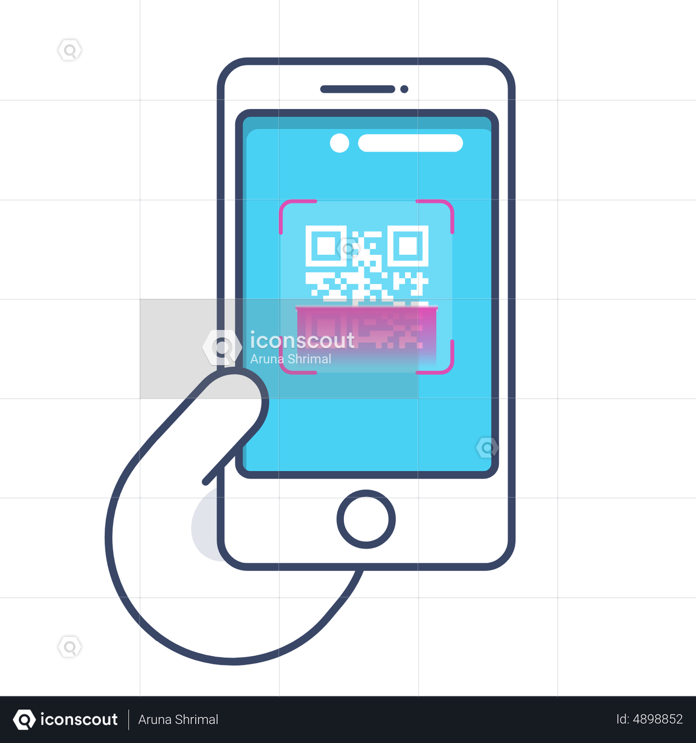 QR Scanning Animation by Aruna Shrimal | LottieFiles