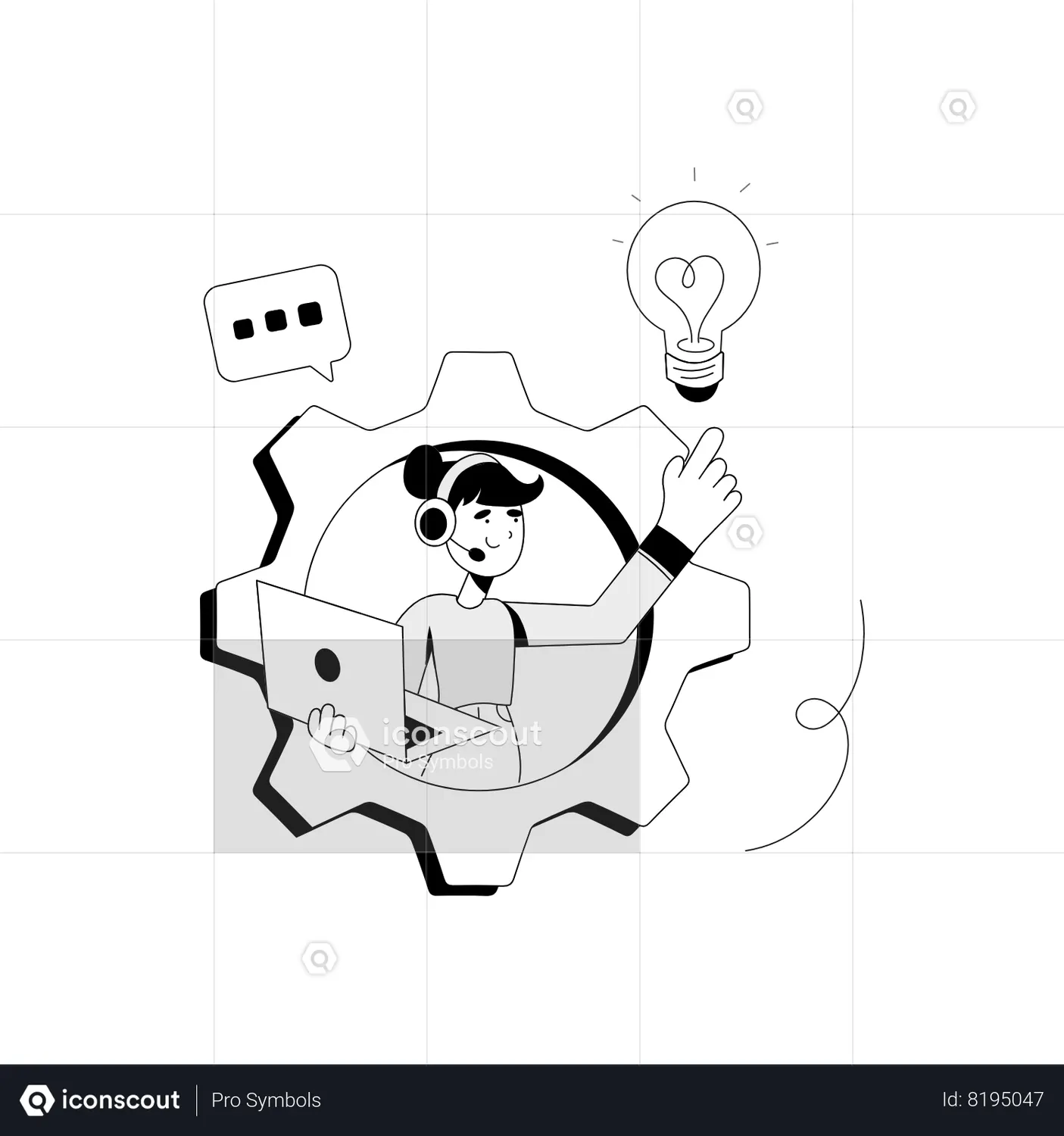 Query Handling Animated Illustration download in JSON, LOTTIE or MP4 format Query Handling Animated Illustration download in JSON, LOTTIE or MP4 format