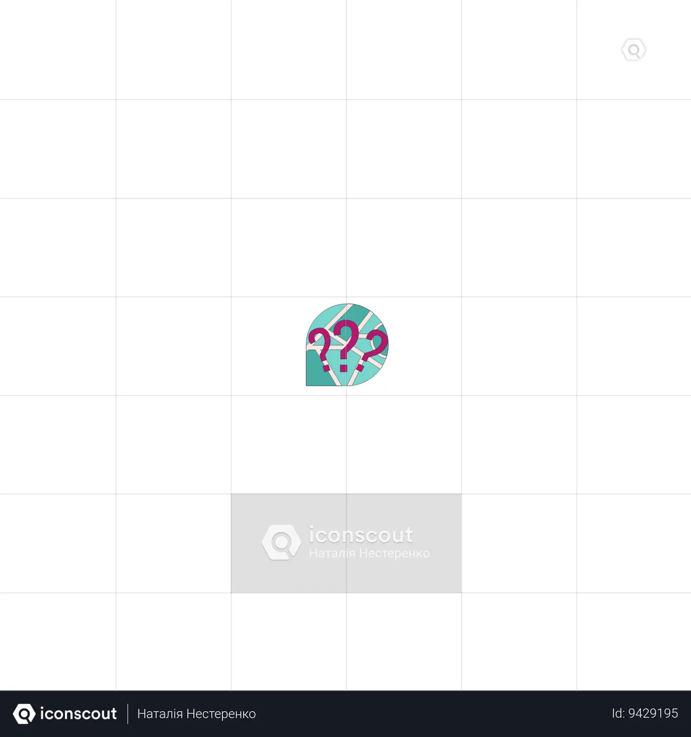 Question Marks And Map In Speech Bubble Animation - Free Download People Animations | IconScout