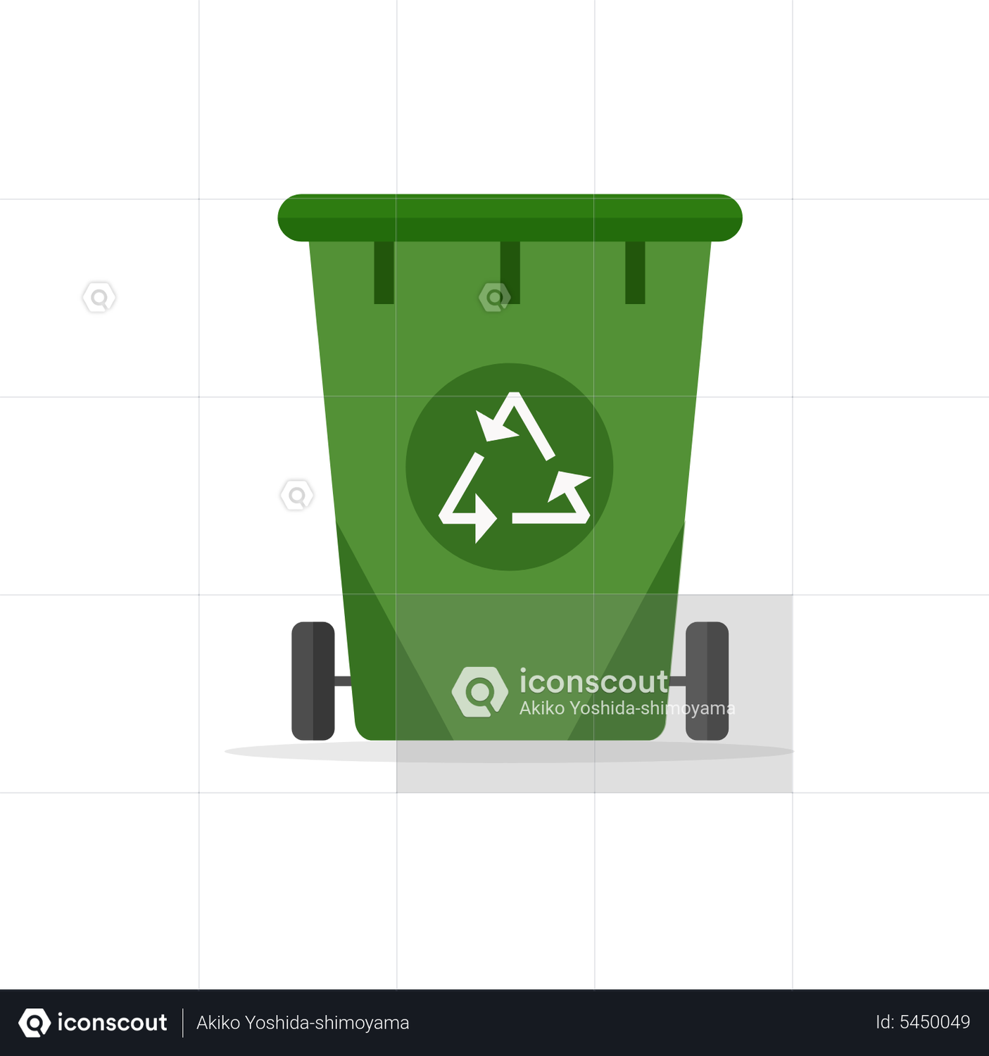 Recycle bin Animation by Akiko Yoshida-shimoyama | LottieFiles