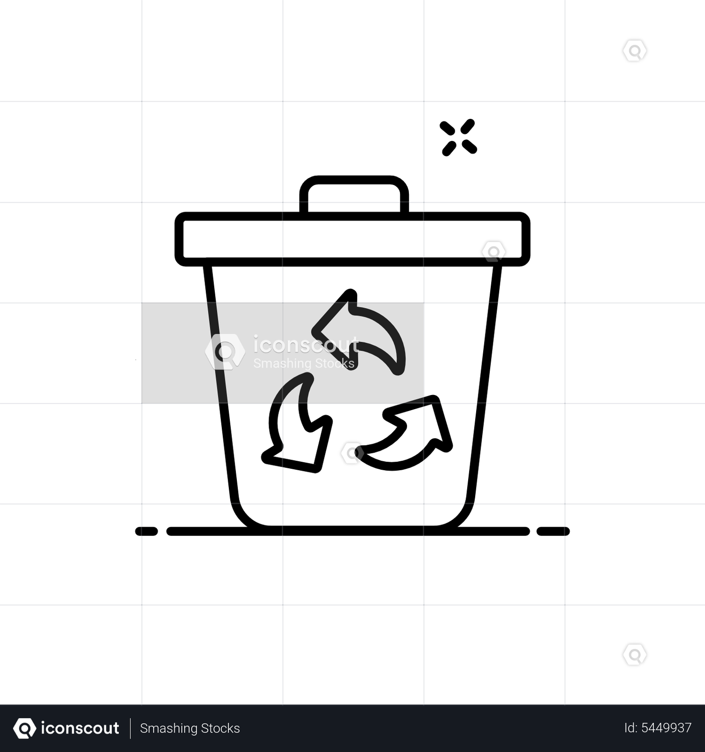 Recycle Bin Animation by Smashing Stocks | LottieFiles