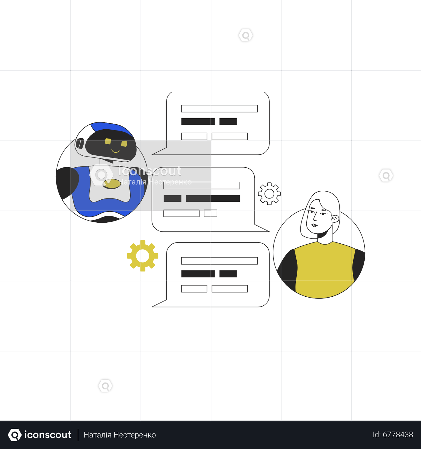 Robot Chat Animation By Наталія Нестеренко Lottiefiles