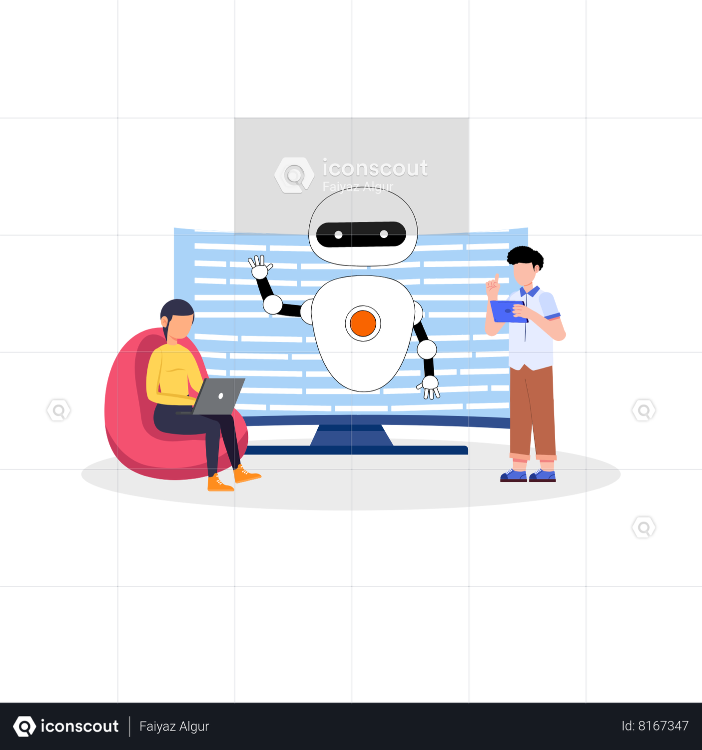 Robotic Artificial Intelligence 애니메이션 by Faiyaz Algur | LottieFiles