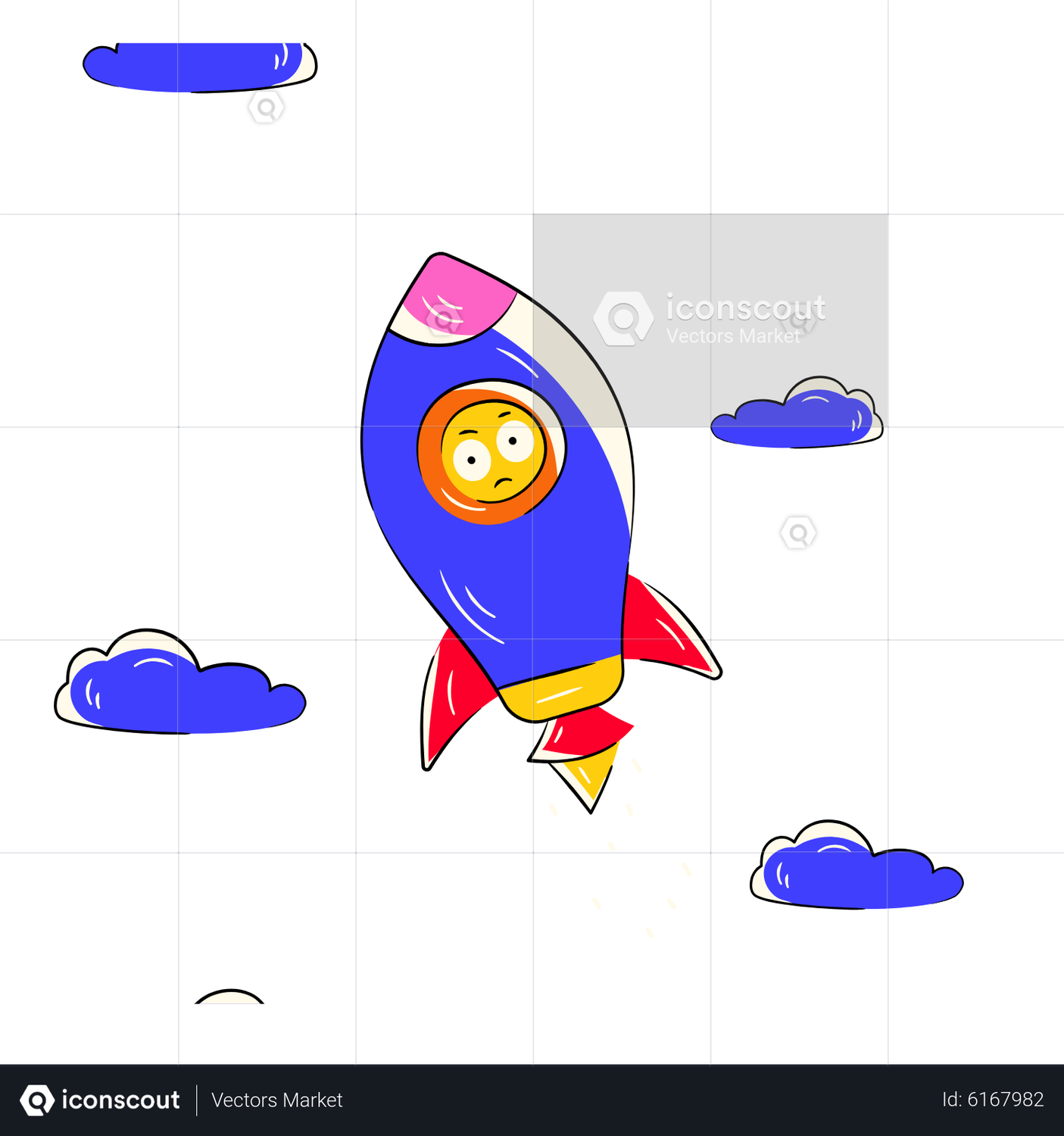 Rocket Animation by Vectors Market | LottieFiles