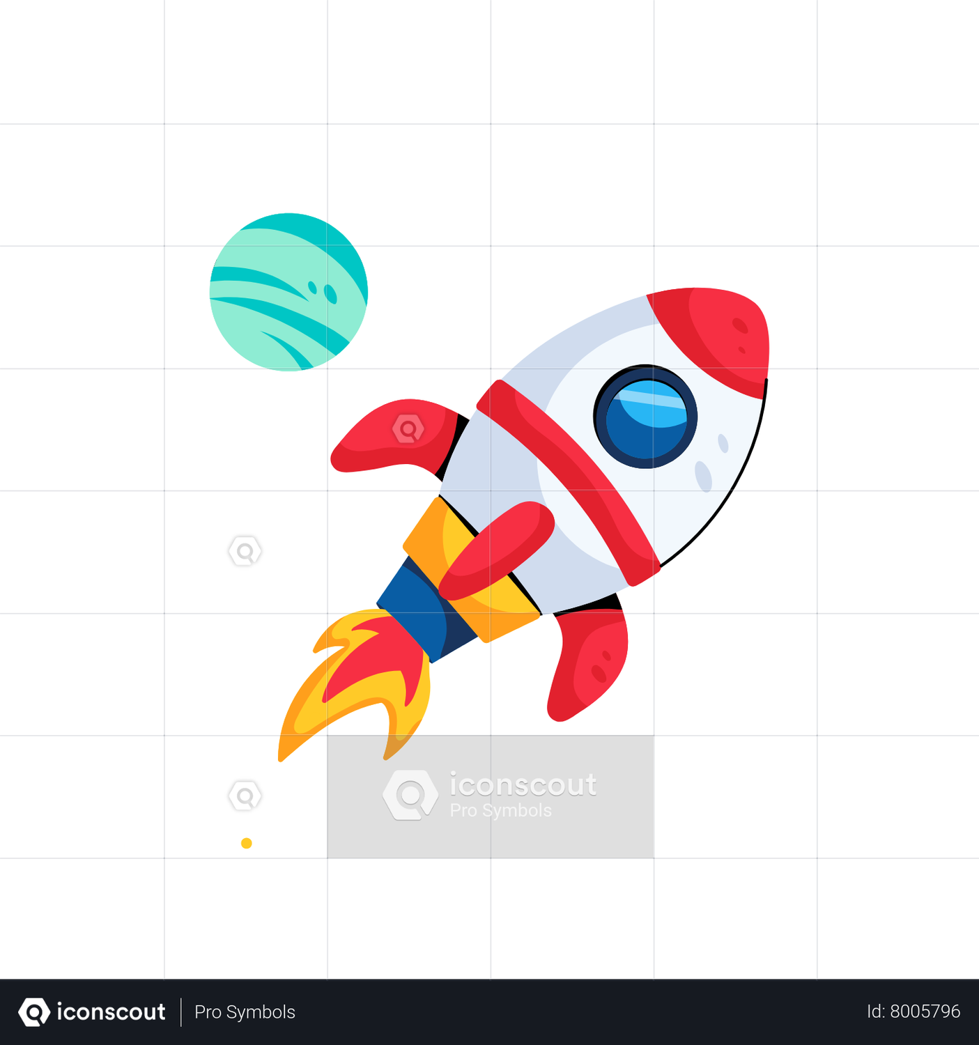Rocket Launch Animation by Prosymbols | LottieFiles
