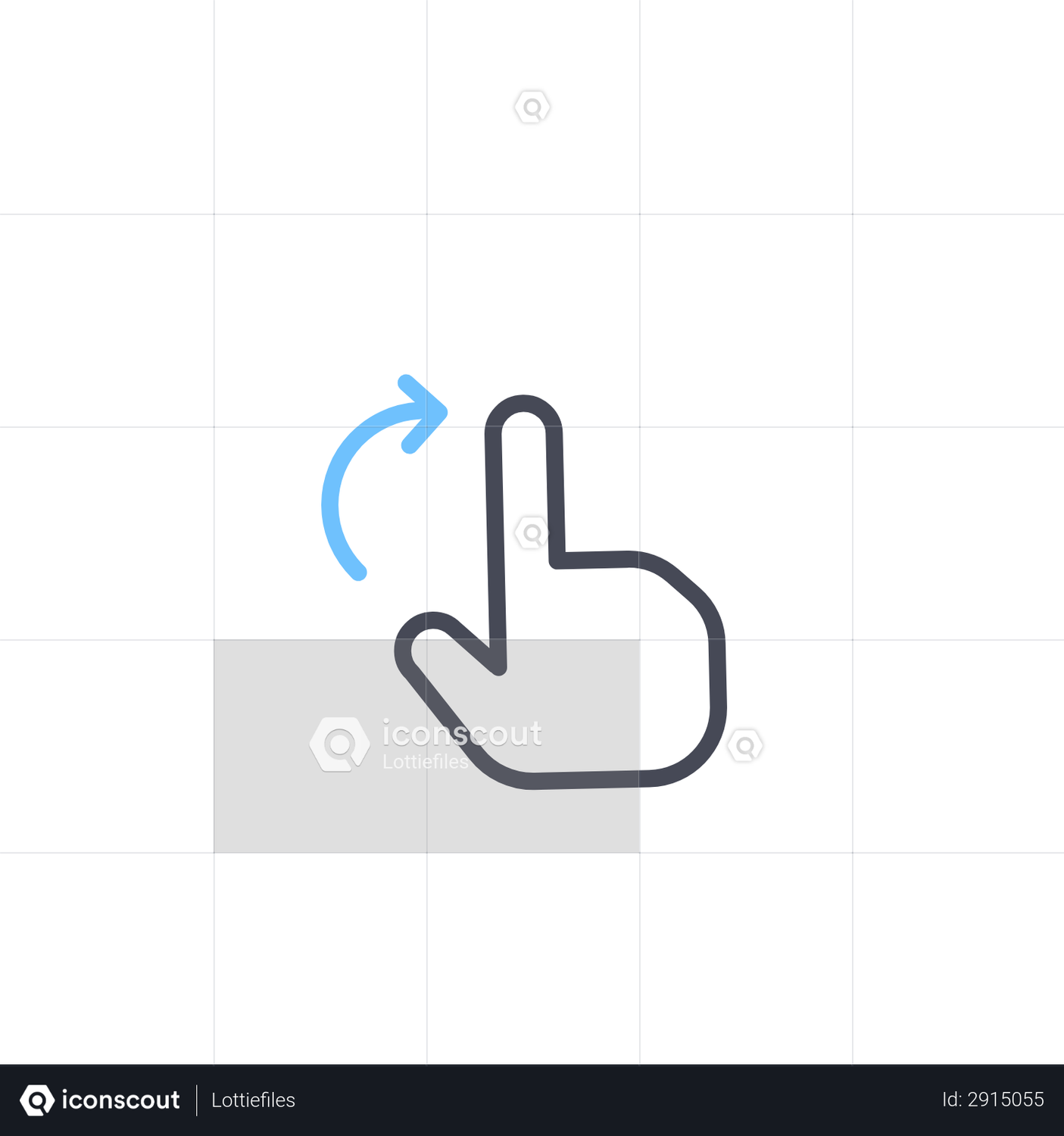 Rotate Right Gesture Animation by Lottiefiles | LottieFiles