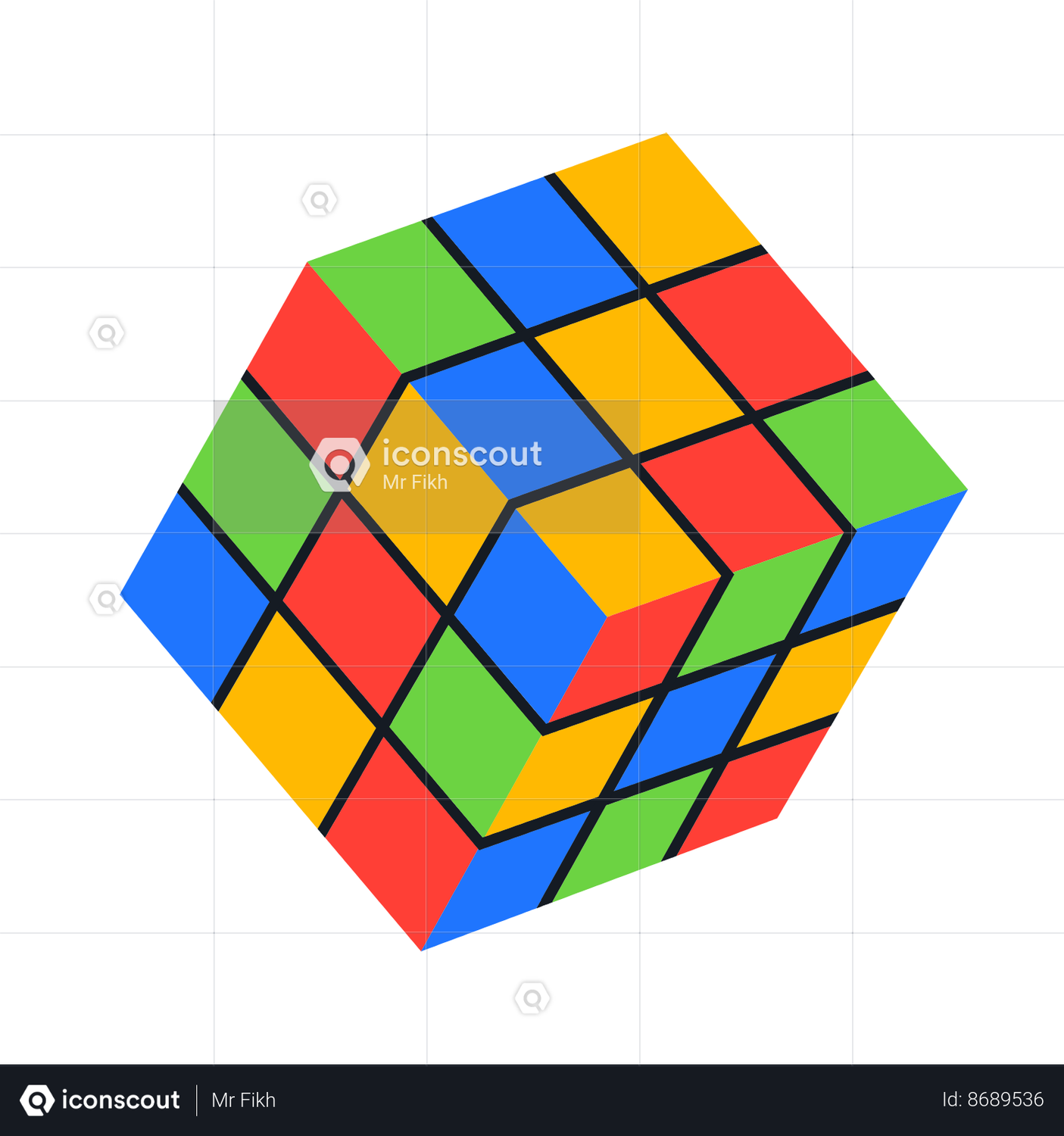 rubik cube solver Animation by Mr Fikh | LottieFiles