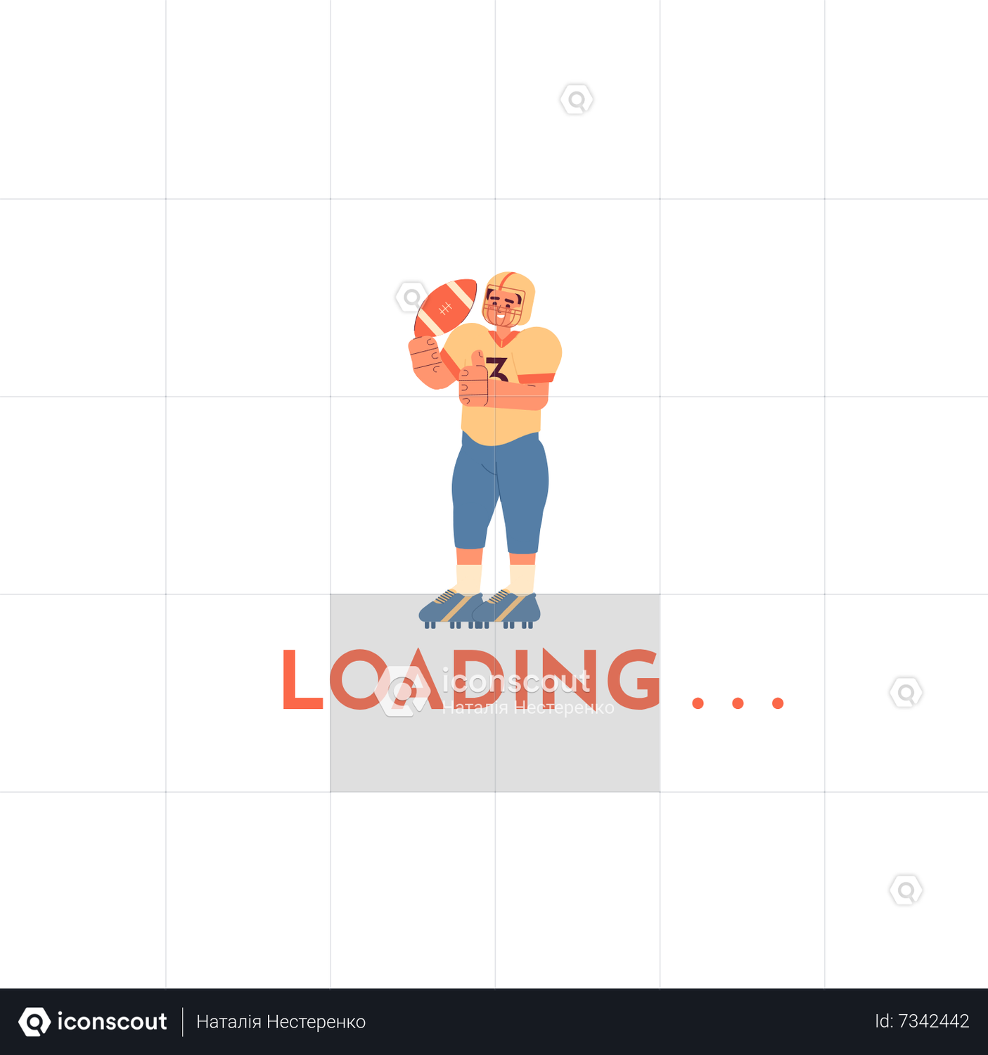 Rugby Player Loader Animation By Наталія Нестеренко Lottiefiles
