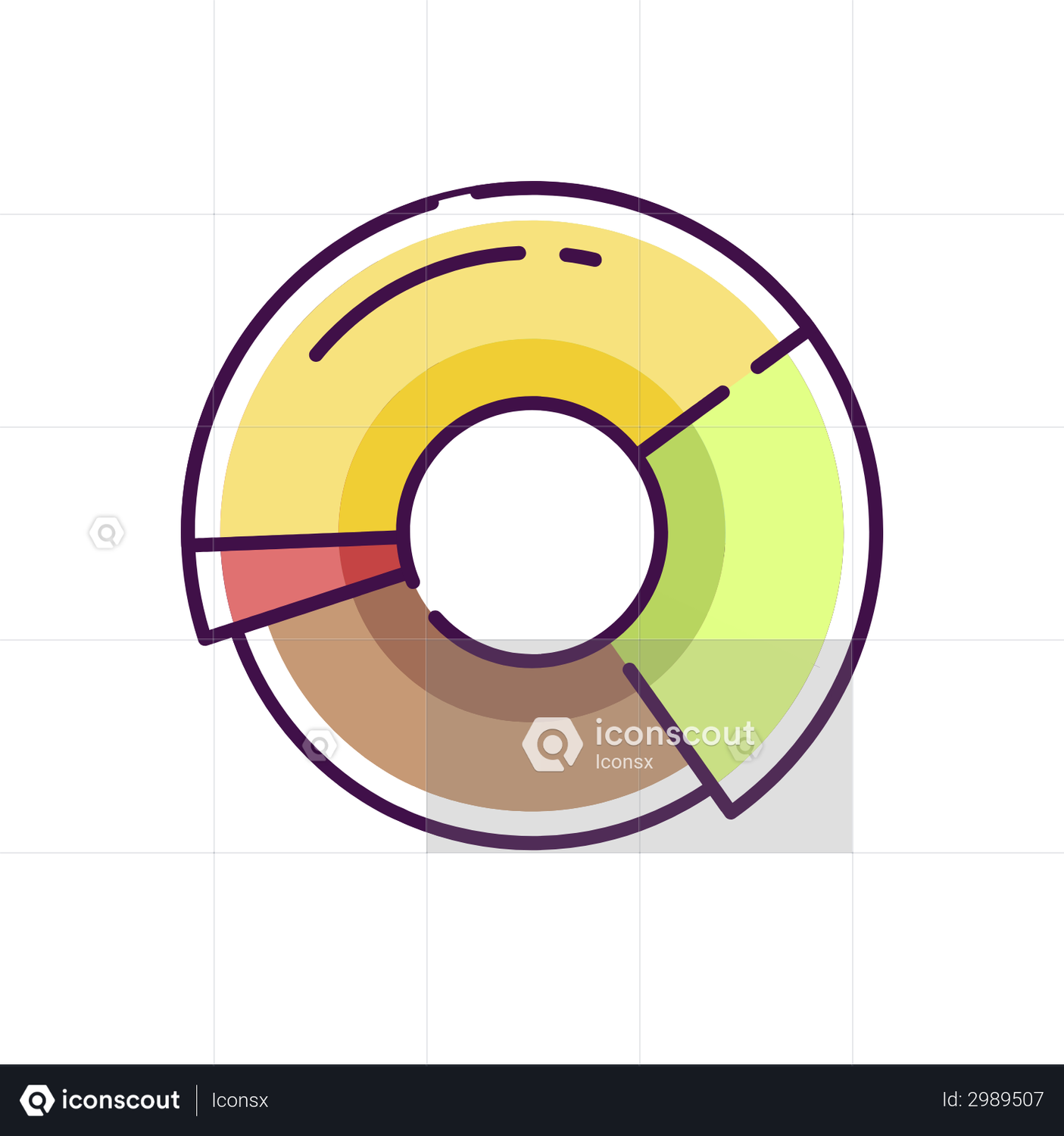 rundes Diagramm Animation von Iconsx | LottieFiles