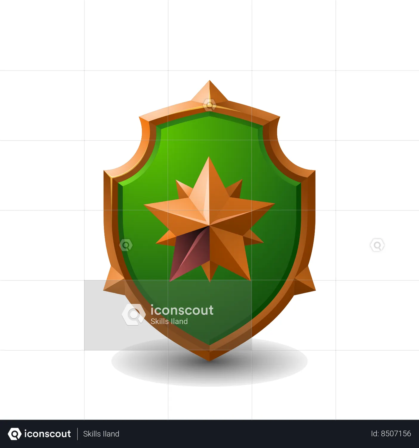 Safety Shield Animated Icon download in JSON, LOTTIE or MP4 format