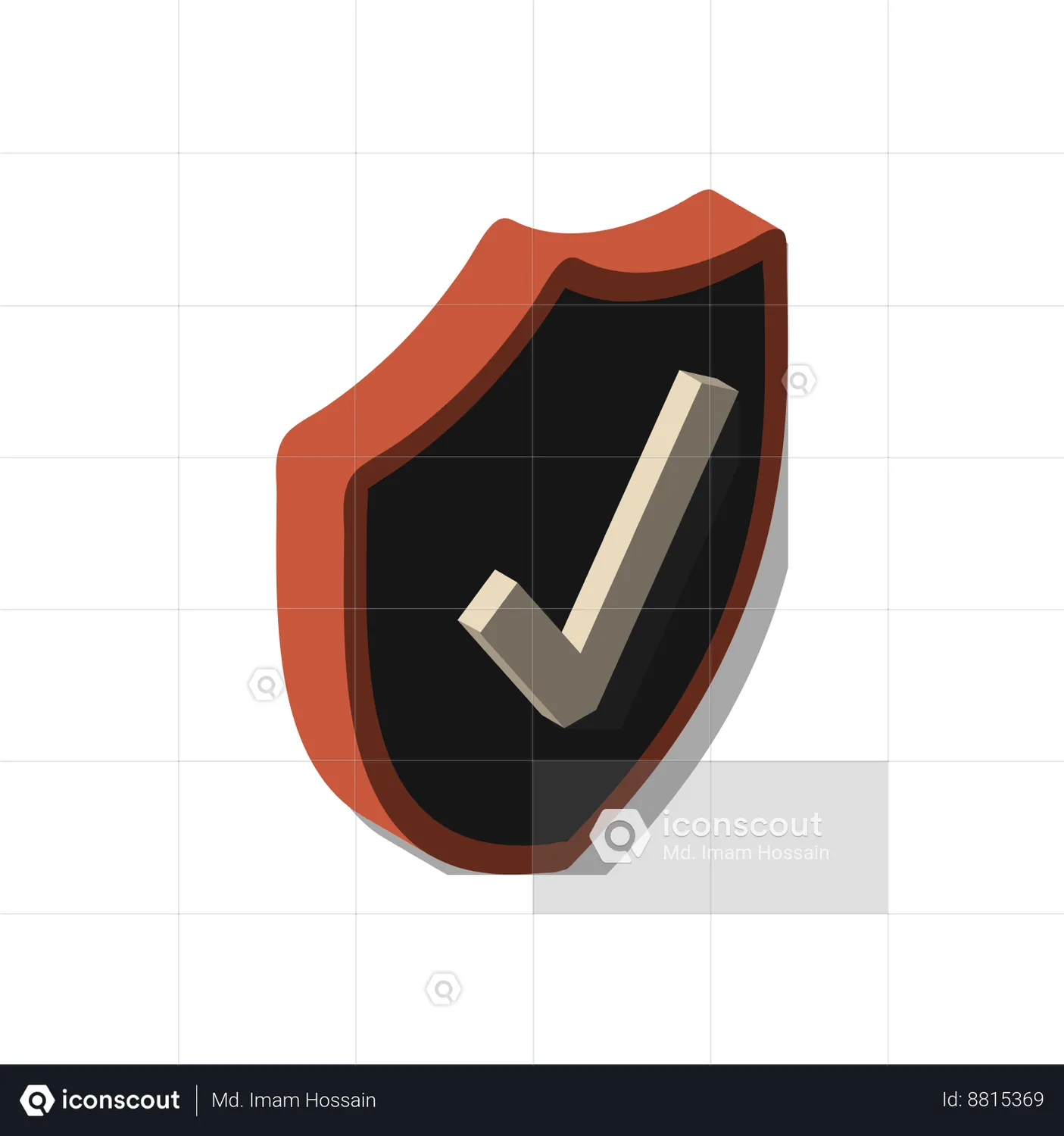 Safety Shield Animated Icon download in JSON, LOTTIE or MP4 format
