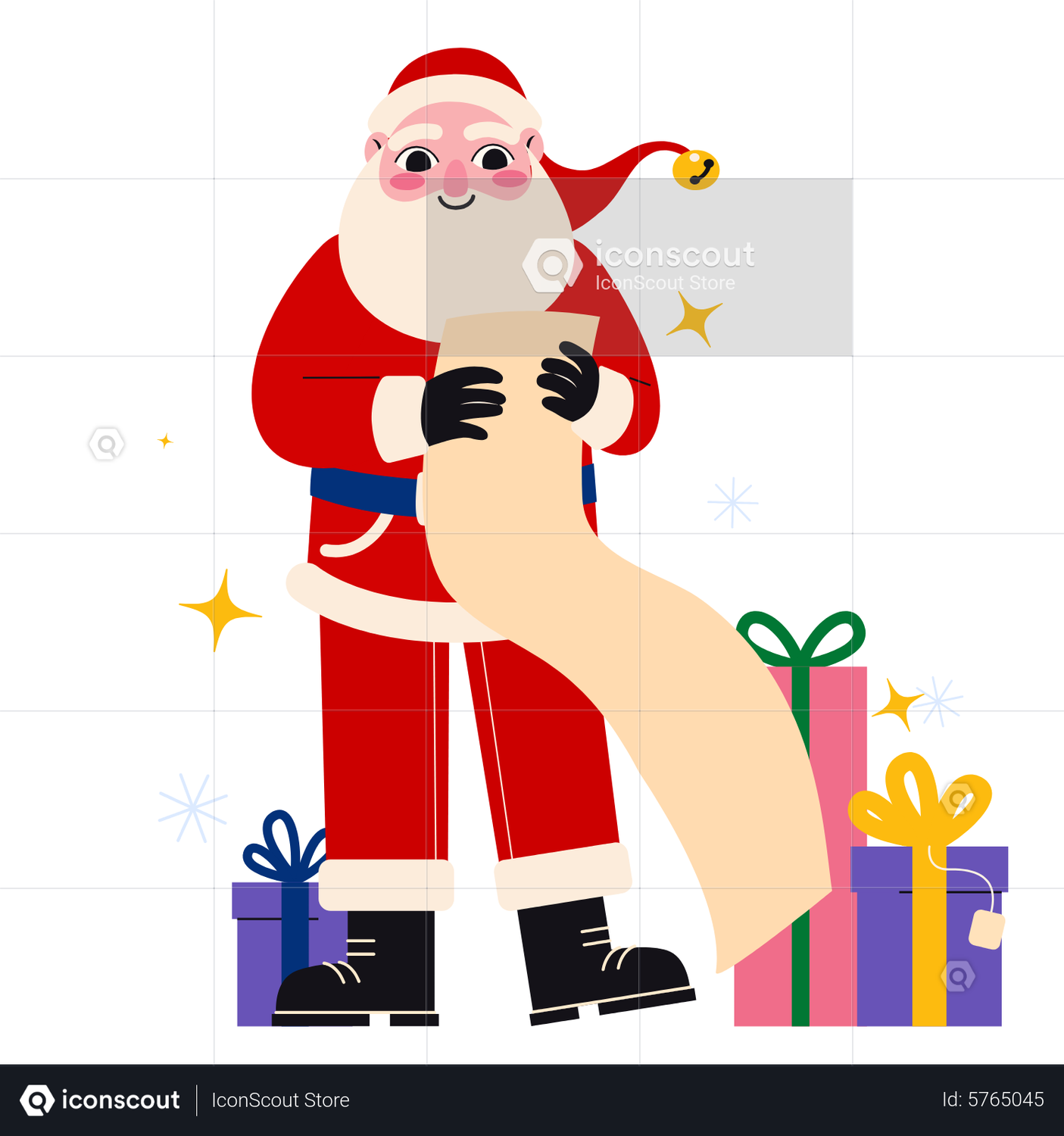 Santa Animation by IconScout Store | LottieFiles