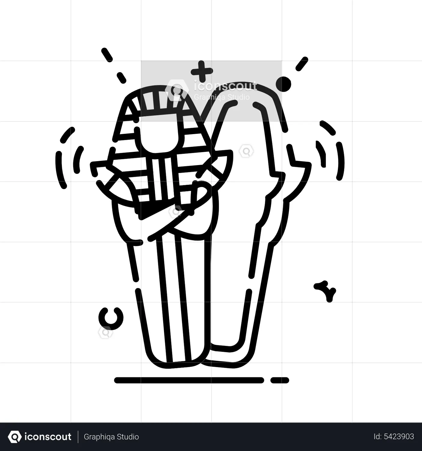 Sarcophagus Animated Icon download in JSON, LOTTIE or MP4 format