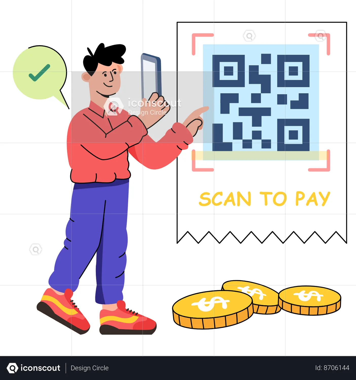 Scan QR Code Animation - Free Download Business Animations | IconScout Scan QR Code Animation - Free Download Business Animations | IconScout