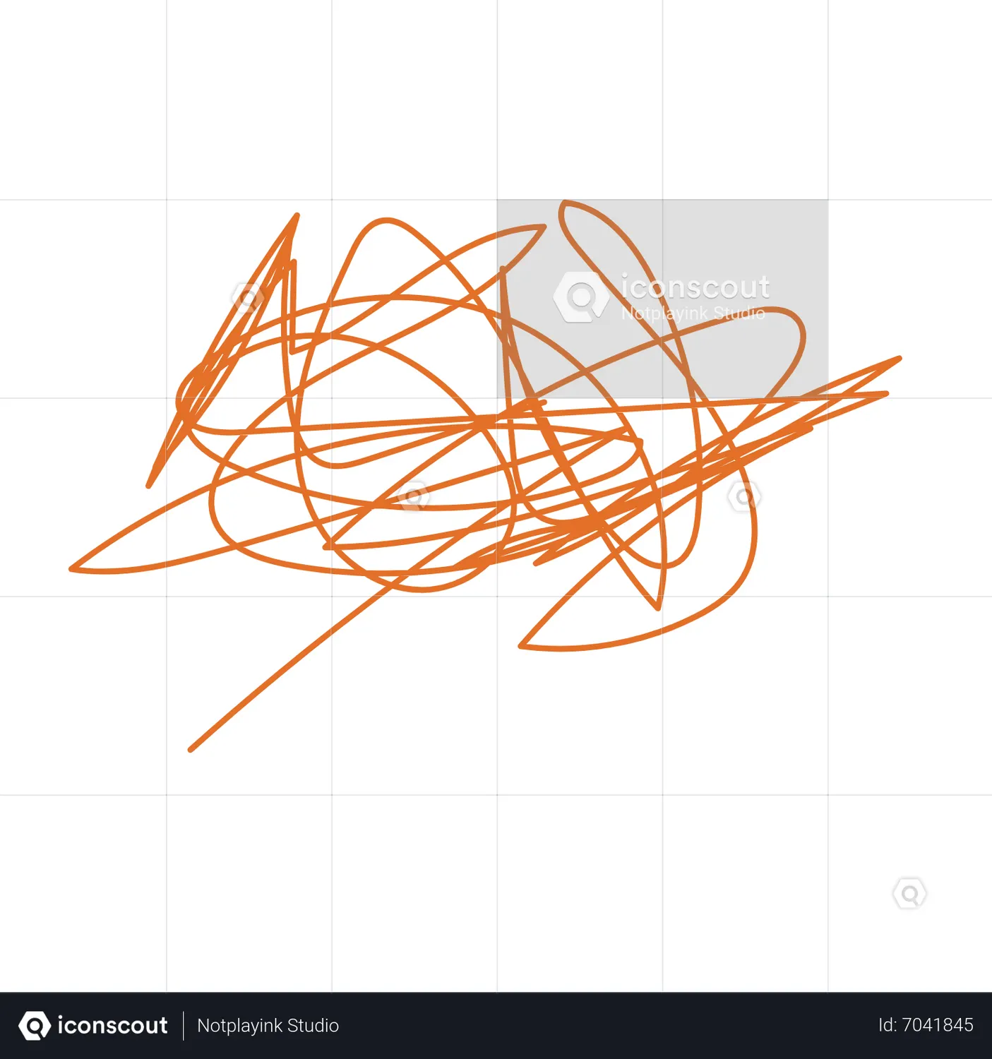 Scribble Lines Animated Icon download in JSON, LOTTIE or MP4 format