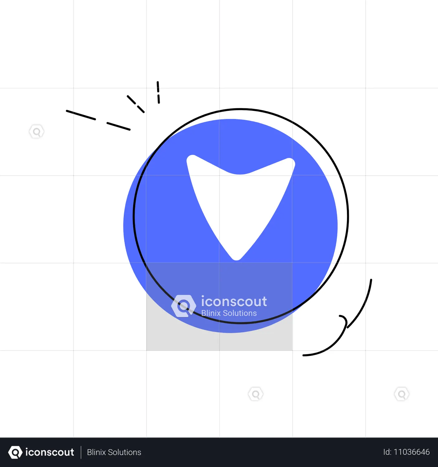 Scroll Down Animated Icon - Free Download Sign & Symbols Animated Icons ...