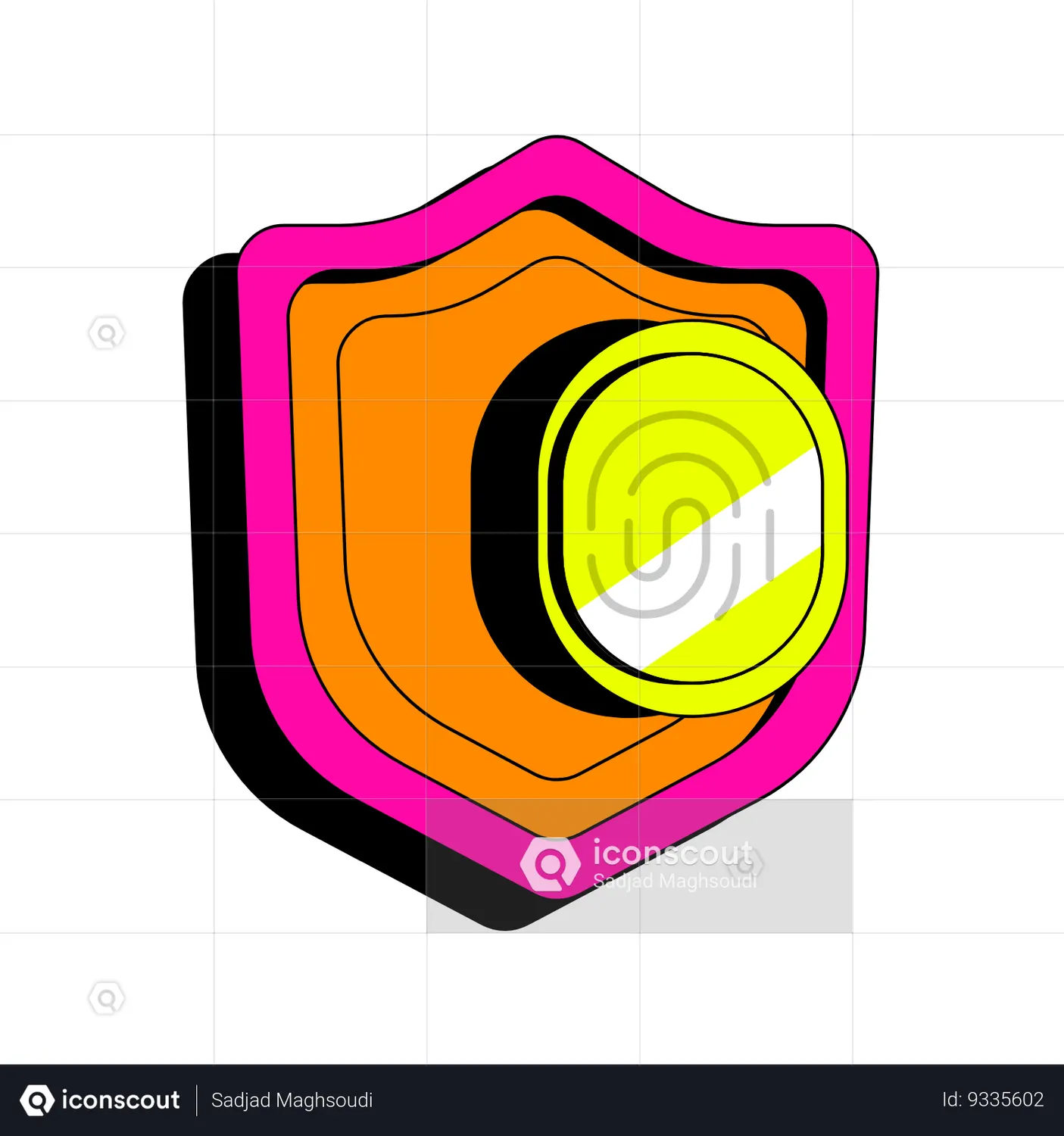 Secure Shild Animated Icon download in JSON, LOTTIE or MP4 format