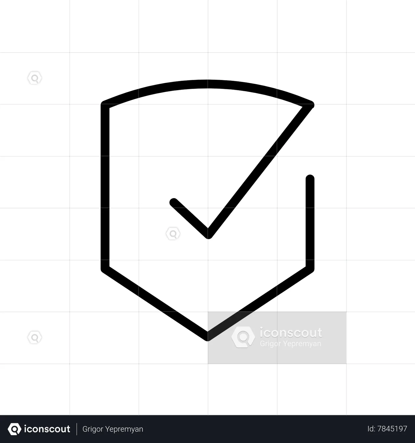 Security Shield Animated Icon download in JSON, LOTTIE or MP4 format