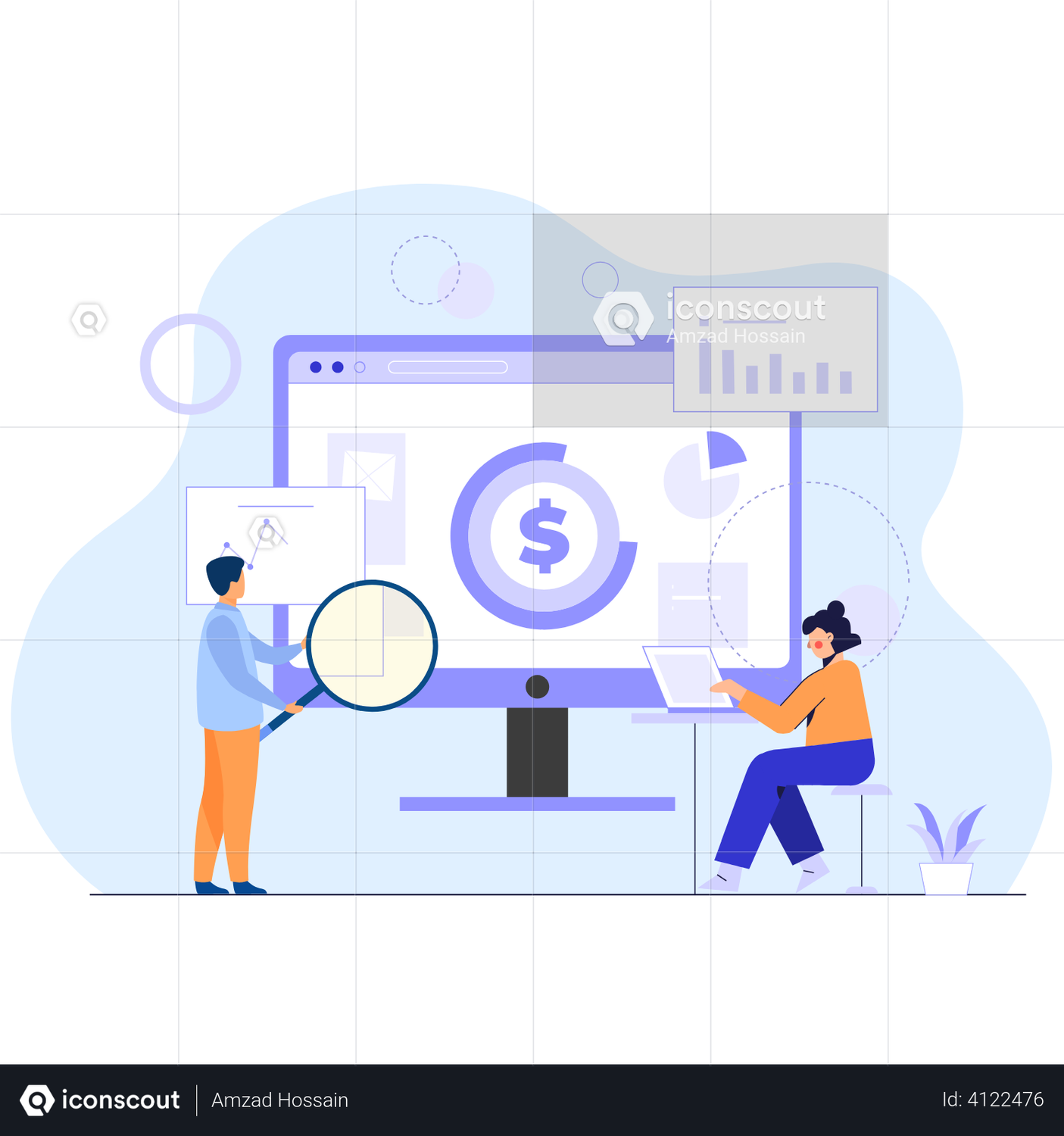 Seo Animation by Amzad Hossain | LottieFiles