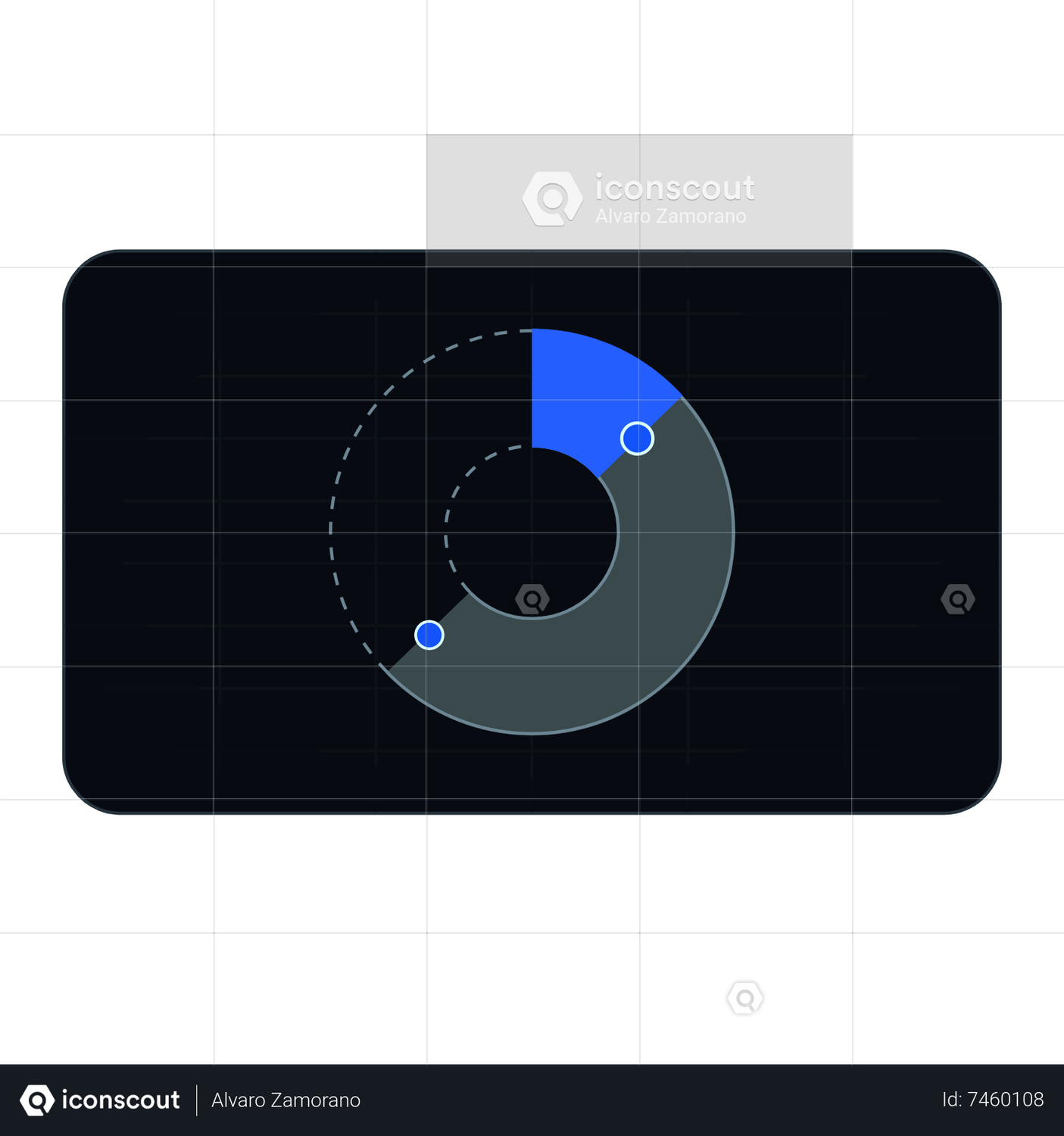 Sequential Loading Pie Graph Animation by Alvaro Zamorano | LottieFiles