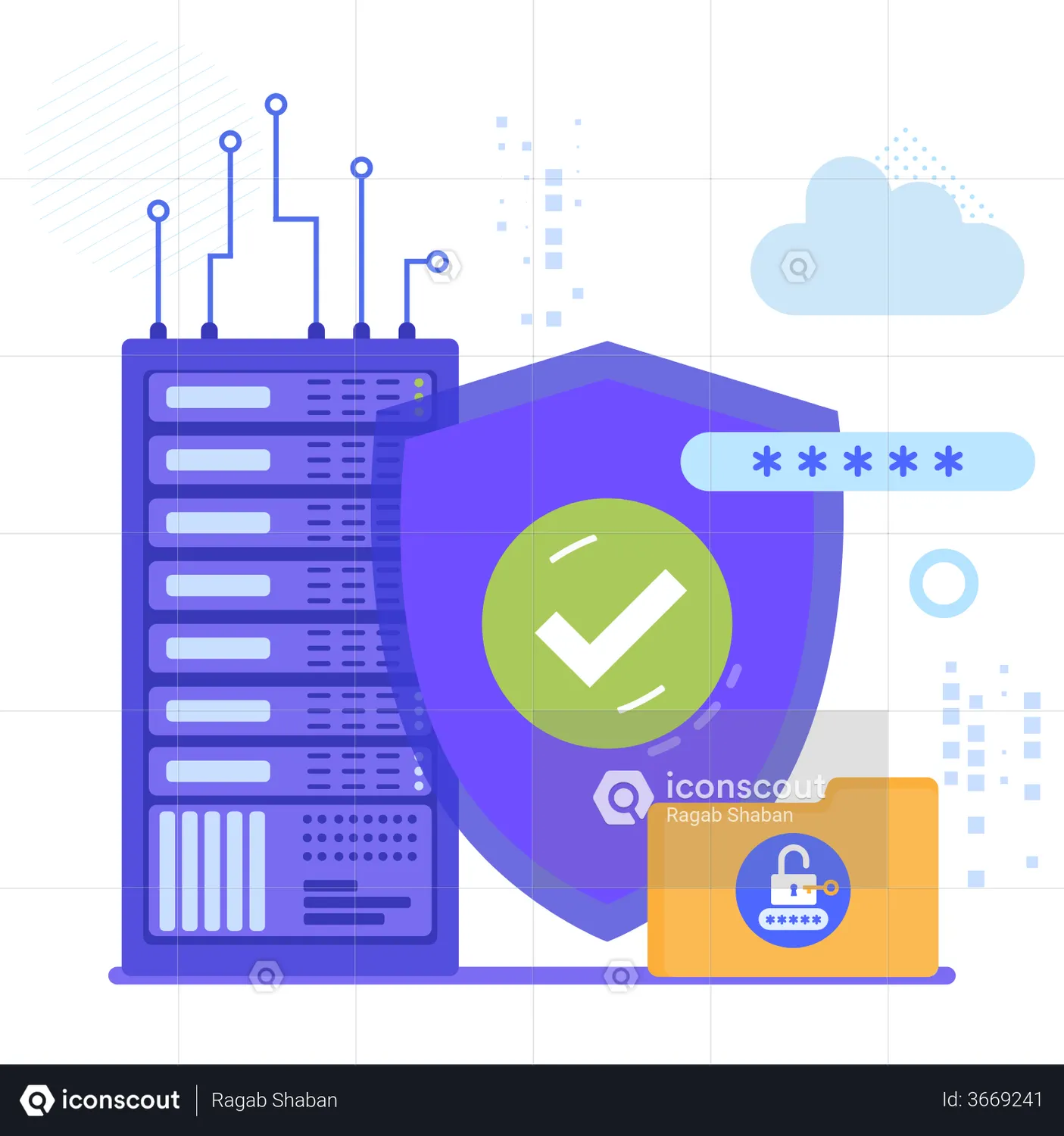 Server Security Animation Free Download Design And Development Animations Iconscout