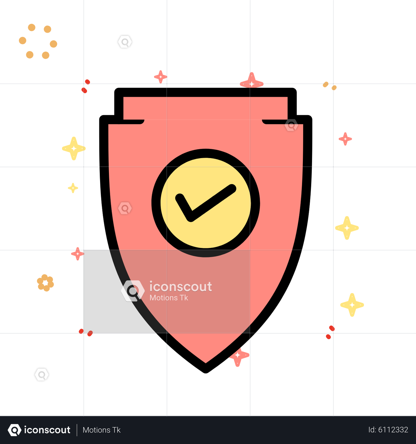 Shield Animation by Motions Tk | LottieFiles