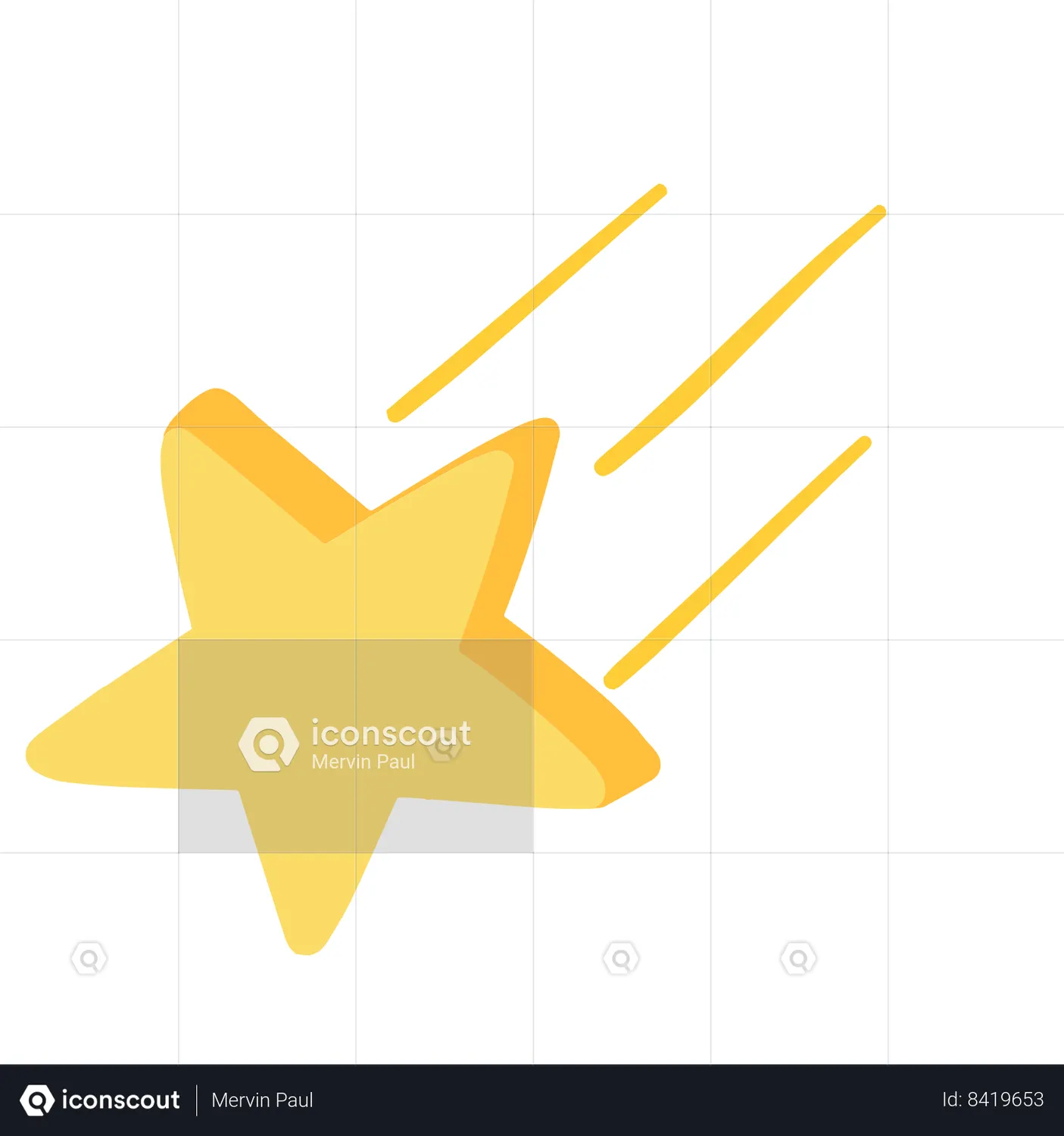 Shooting Star Animated Icon - Free Download Miscellaneous Animated ...
