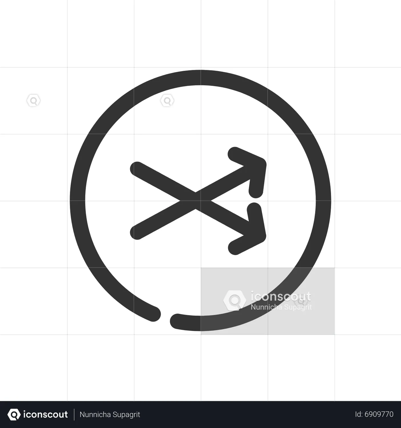 Shuffle Button Animated Icon download in JSON, LOTTIE or MP4 format