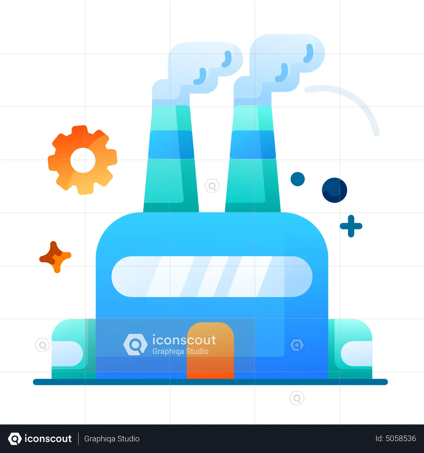 Smart Industrial Animated Icon download in JSON, LOTTIE or MP4 format