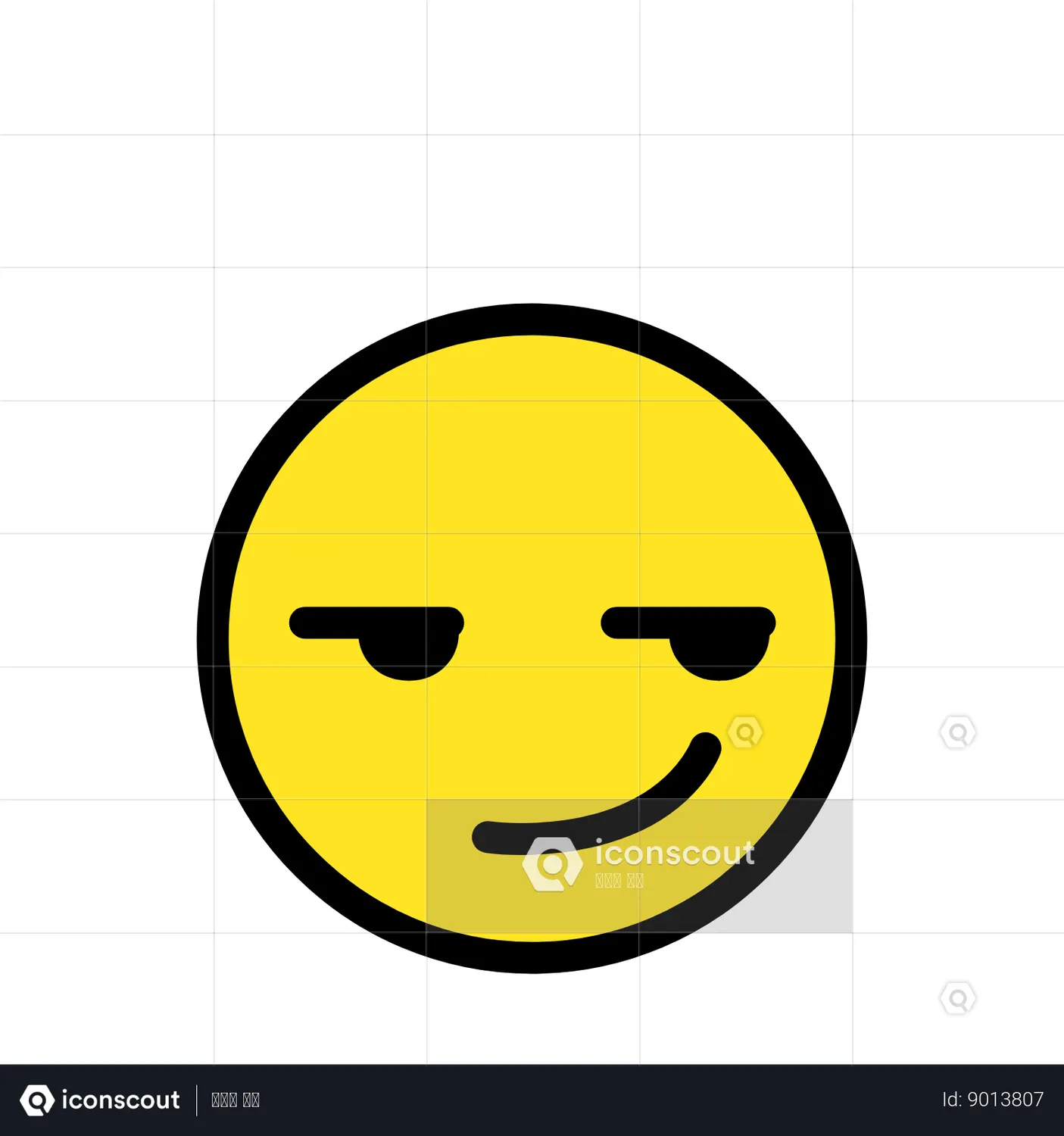 Smirking Face Emoji Emoji Animated Icon Download In Json Lottie Or Mp4