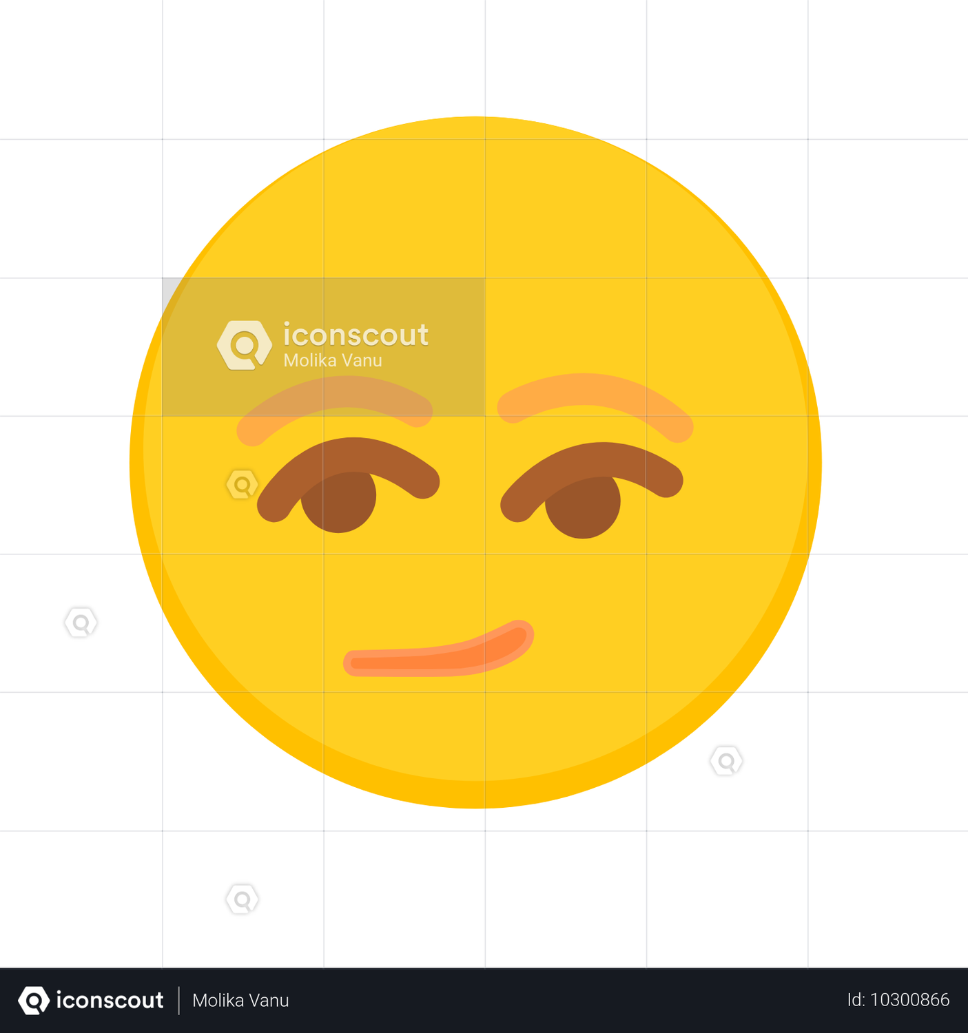 Animación Smirking Face emoji por Molika Vanu | LottieFiles