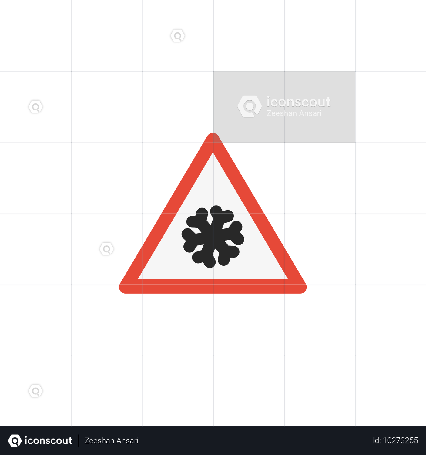 Snow Sign Road Sign Animation by Zeeshan Ansari | LottieFiles