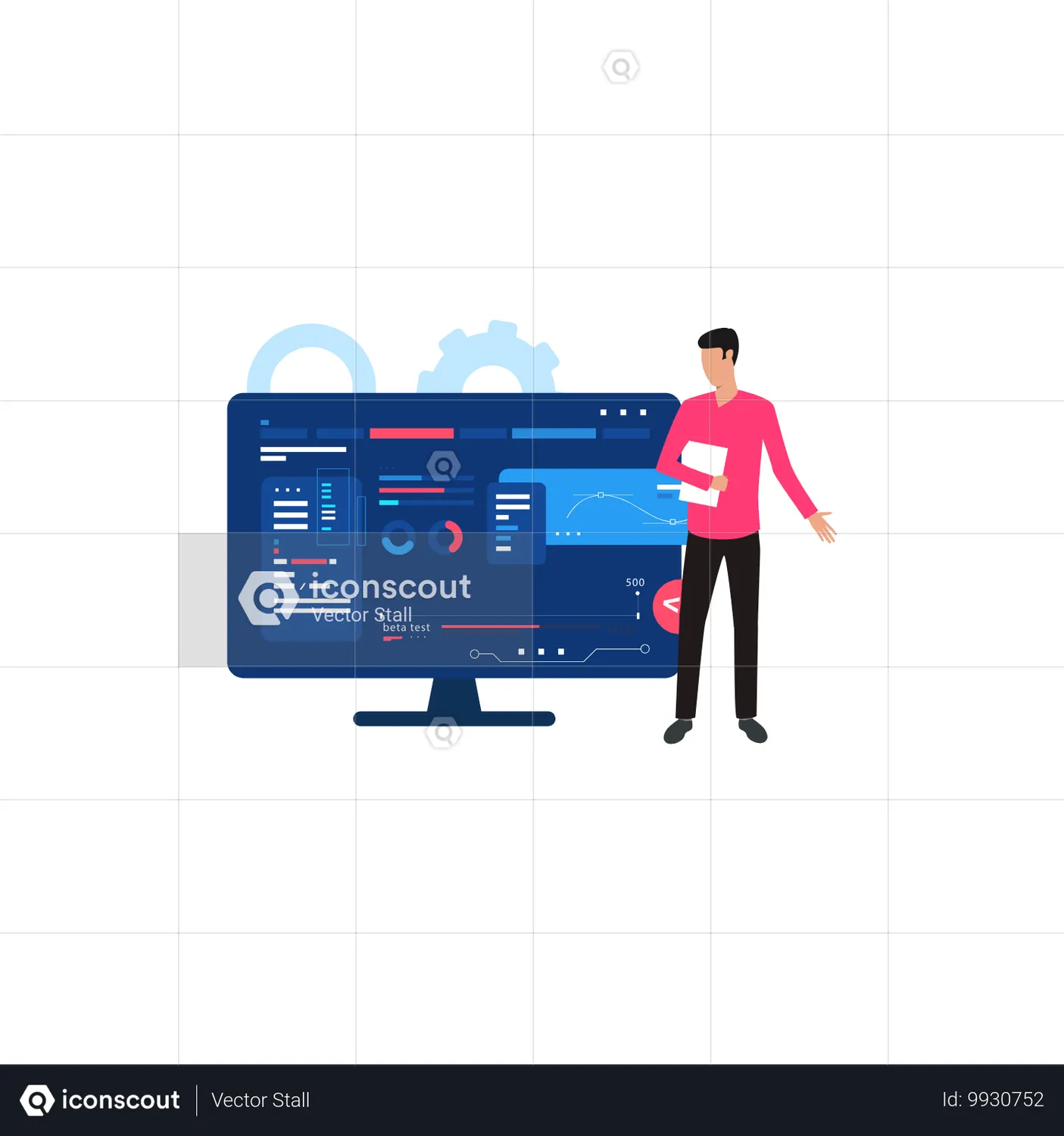 Software Developer Is Testing Application Animation - Free Download ...