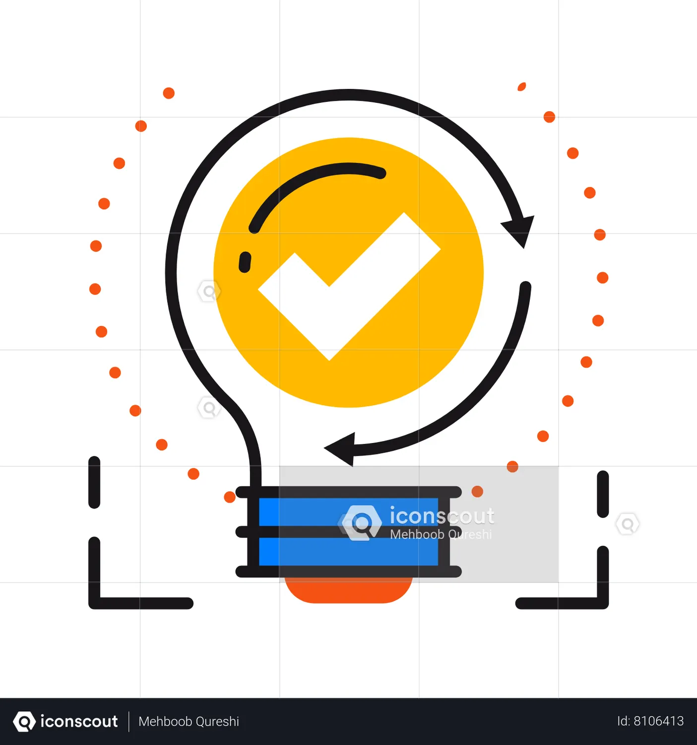 Solution Animated Icon download in JSON, LOTTIE or MP4 format Solution Animated Icon download in JSON, LOTTIE or MP4 format