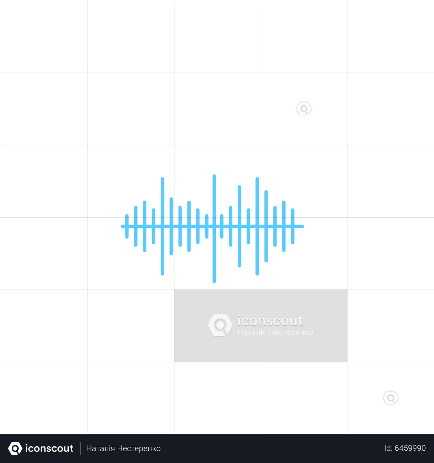 Sound visualization Animated Icon download in JSON, LOTTIE or MP4 format