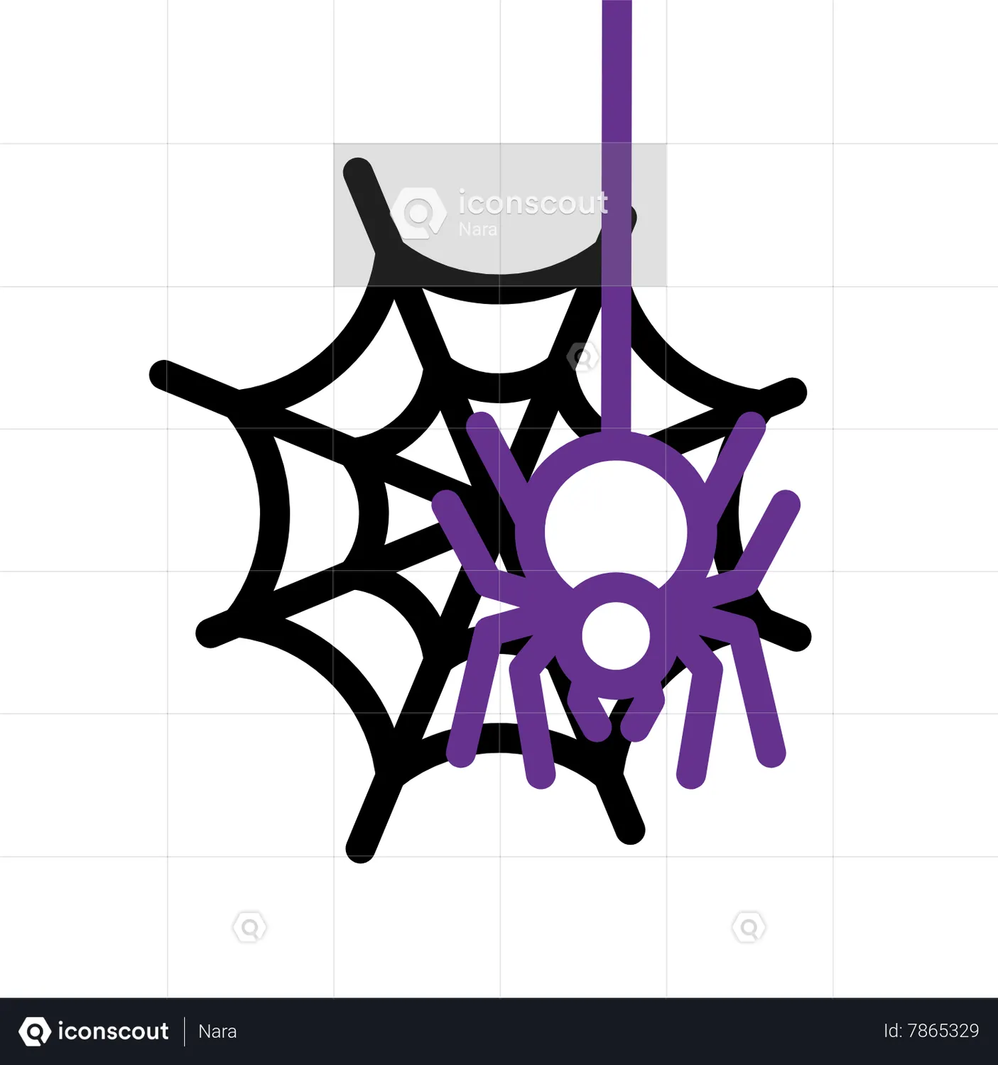 Spider Web Animated Icon download in JSON, LOTTIE or MP4 format