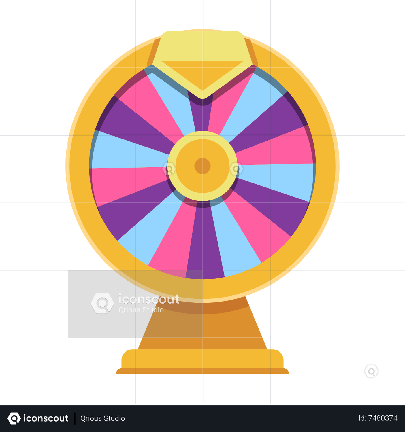 Spin Wheel Animation by Qrious Studio | LottieFiles