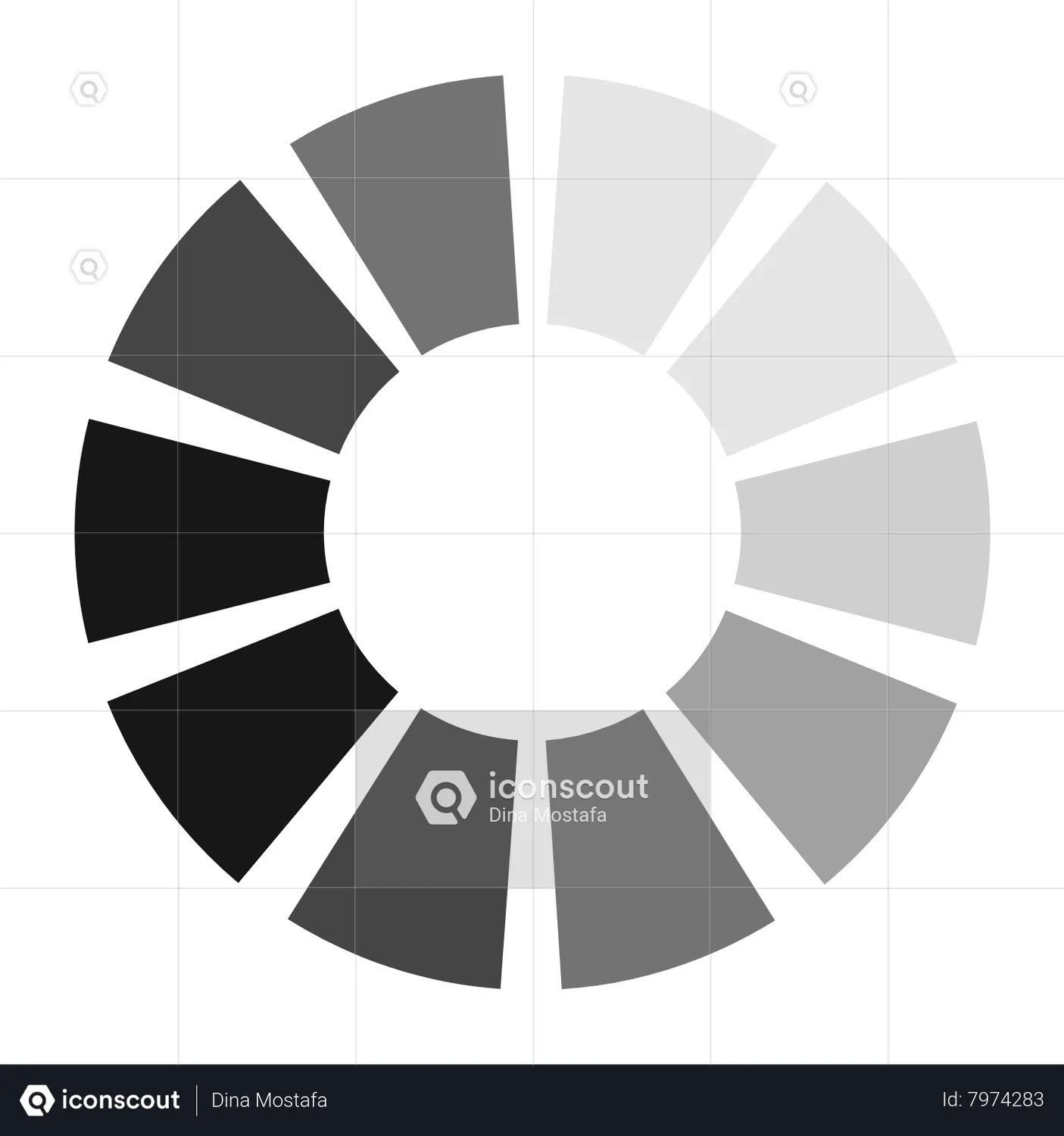 Squares Circular Loader Animated Icon Download In Json Lottie Or Mp4