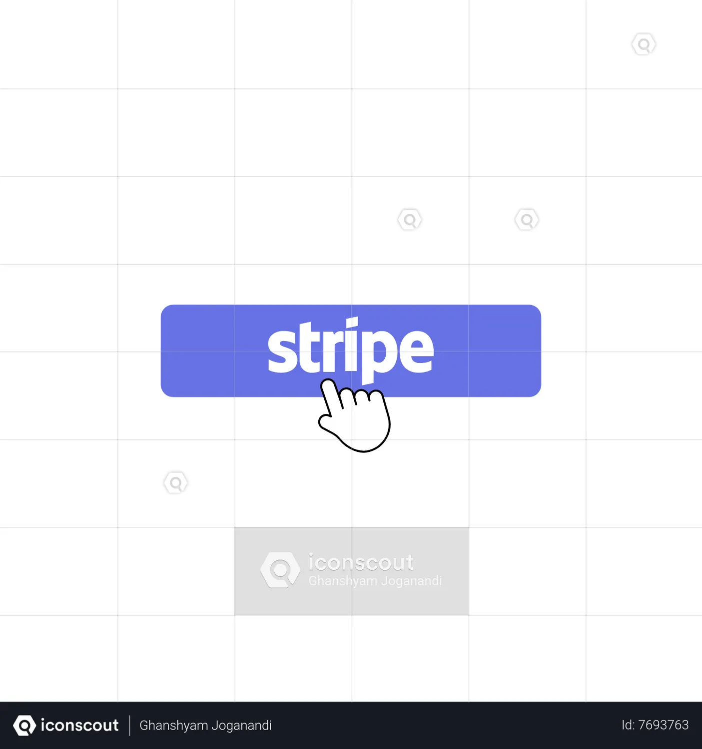Stripe Button Animated Icon download in JSON, LOTTIE or MP4 format