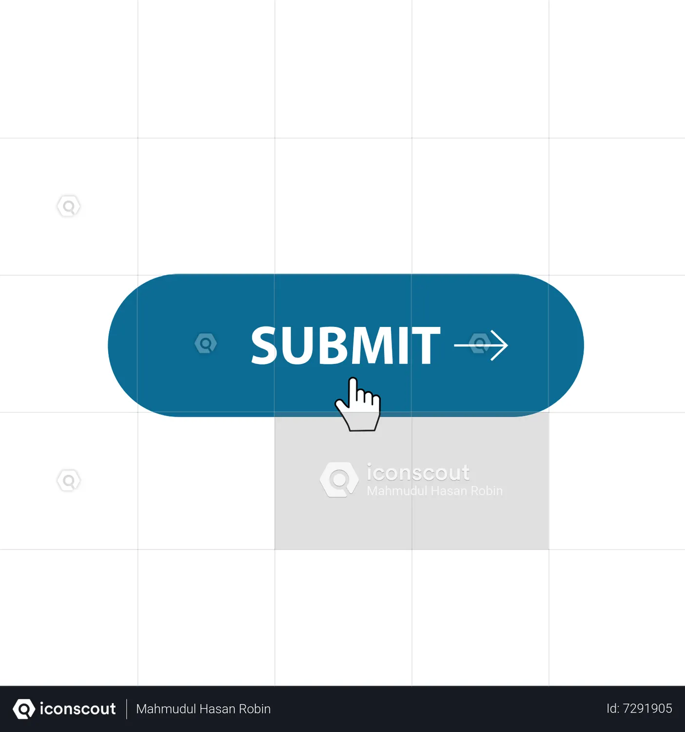 Submit Button Animated Icon download in JSON, LOTTIE or MP4 format