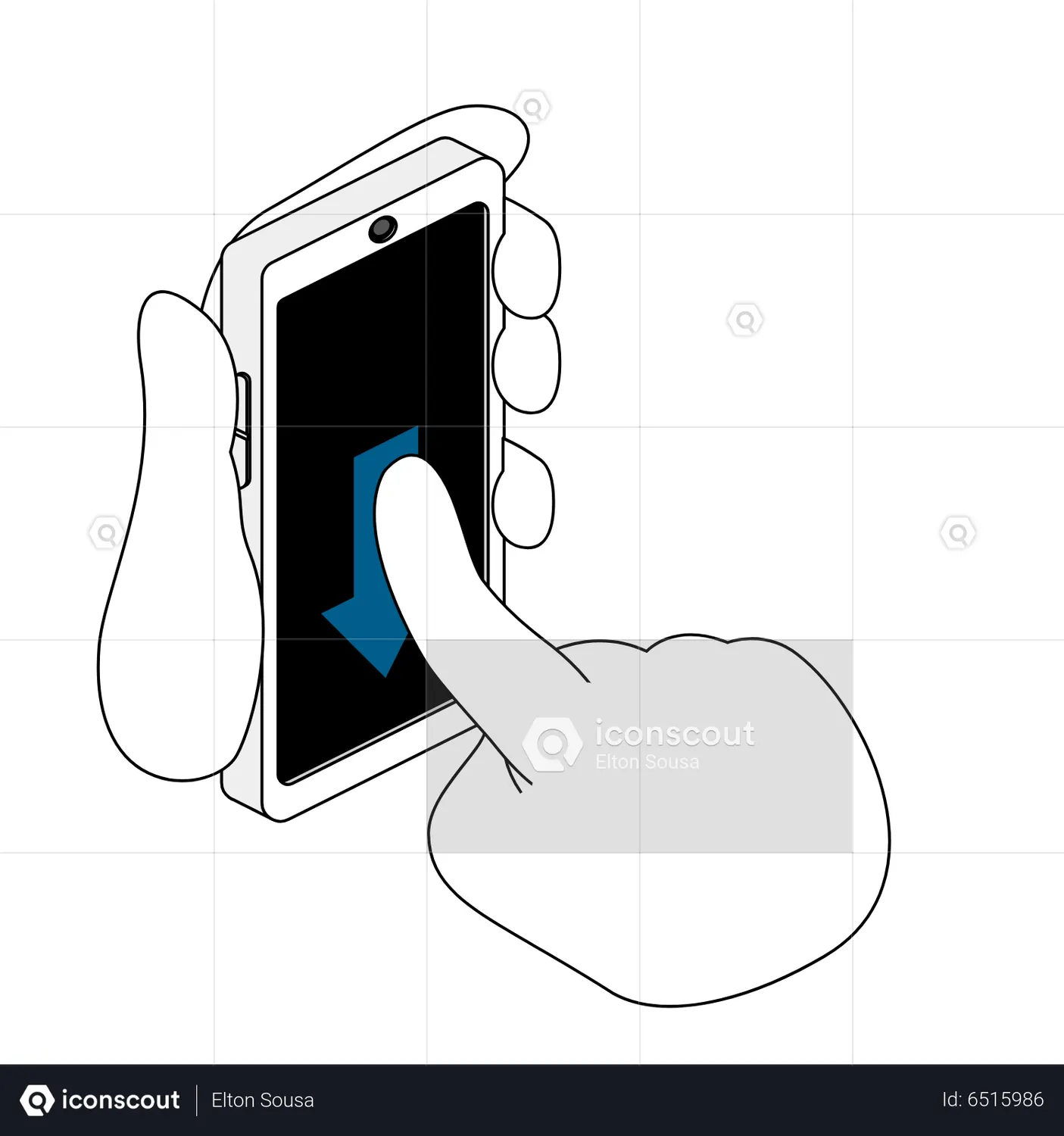 Swipe down gesture Animated Illustration download in JSON, LOTTIE or ... Swipe down gesture Animated Illustration download in JSON, LOTTIE or ...