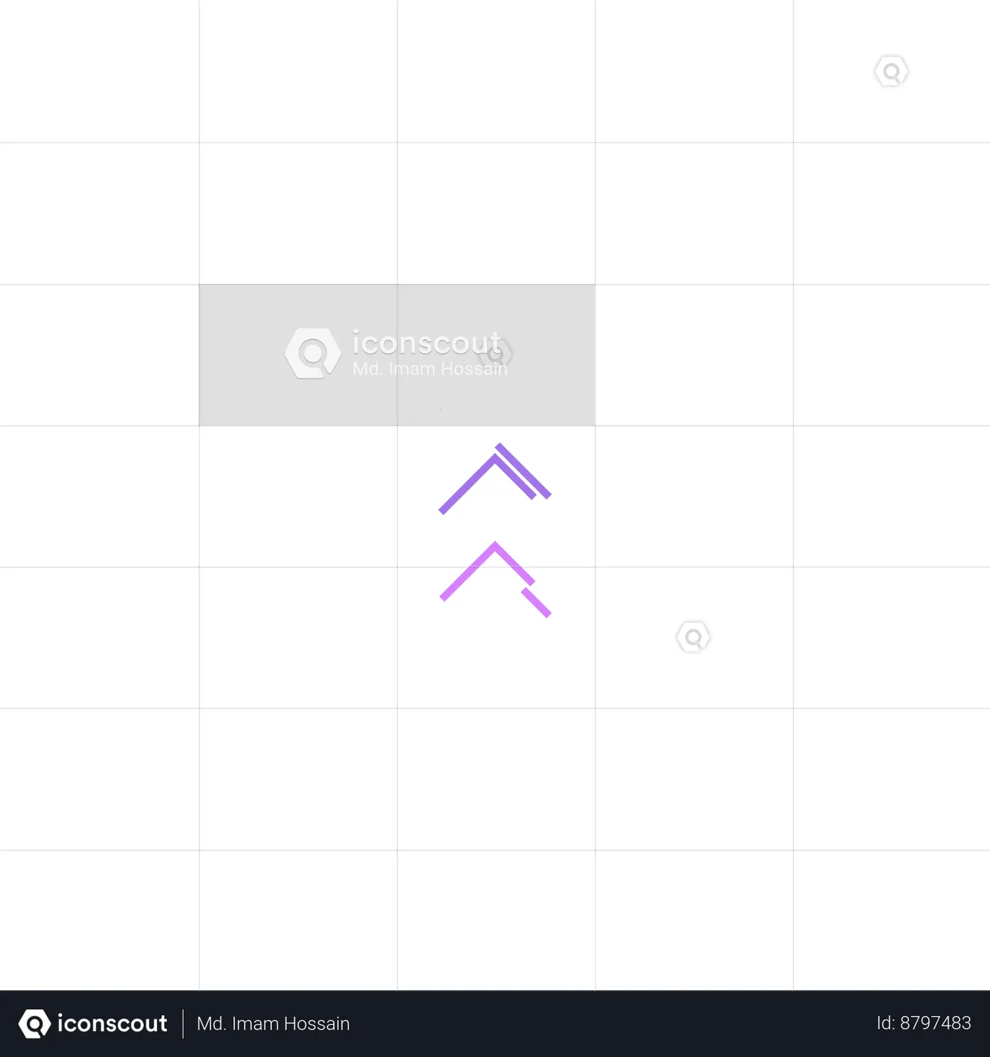 Swipe Up Button Animated Icon - Free Download Sign & Symbols Animated ...