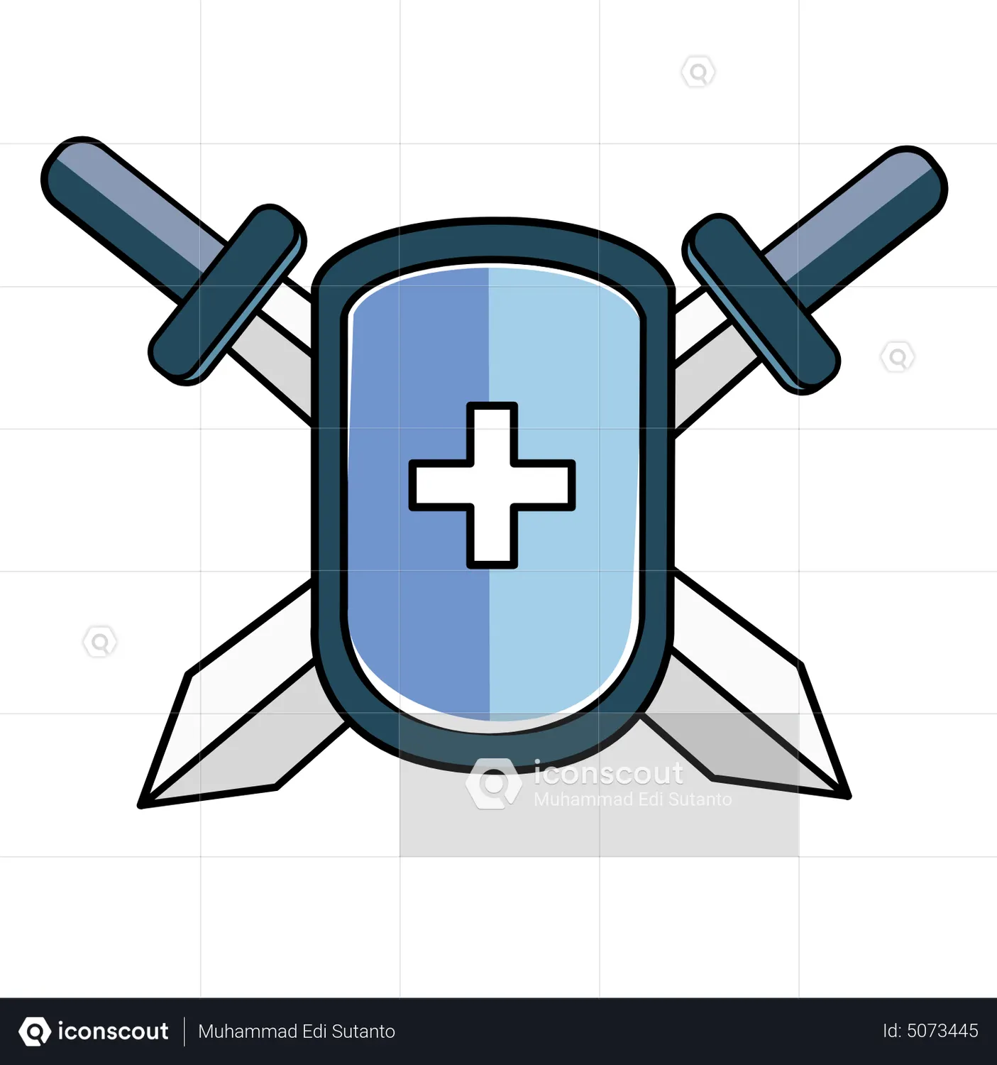Sword And Shield Animated Icon download in JSON, LOTTIE or MP4 format