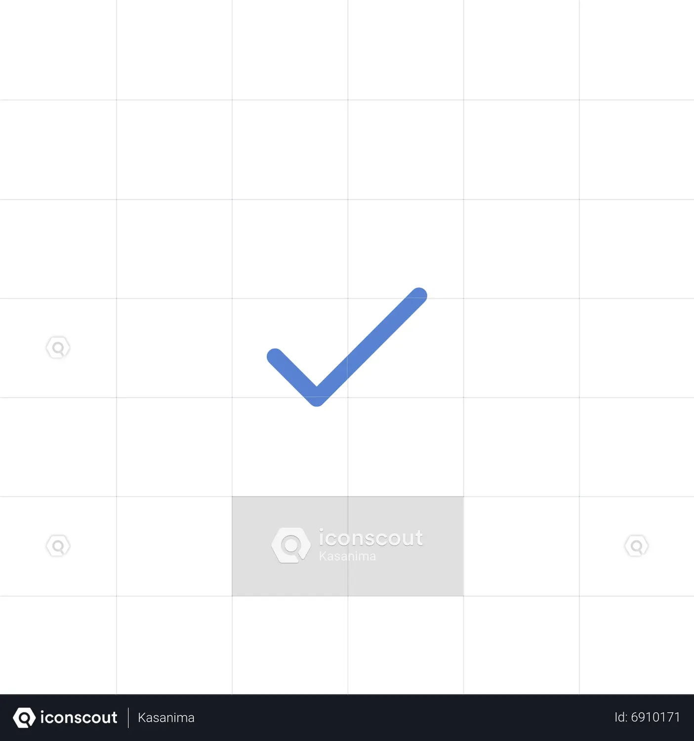 Tick Animated Icon download in JSON, LOTTIE or MP4 format