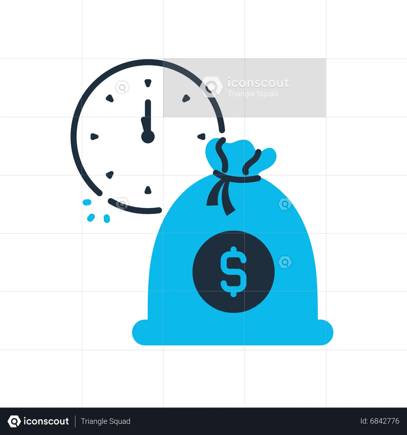Time Is Money Animated Icon - Free Download Business Animated Icons | IconScout