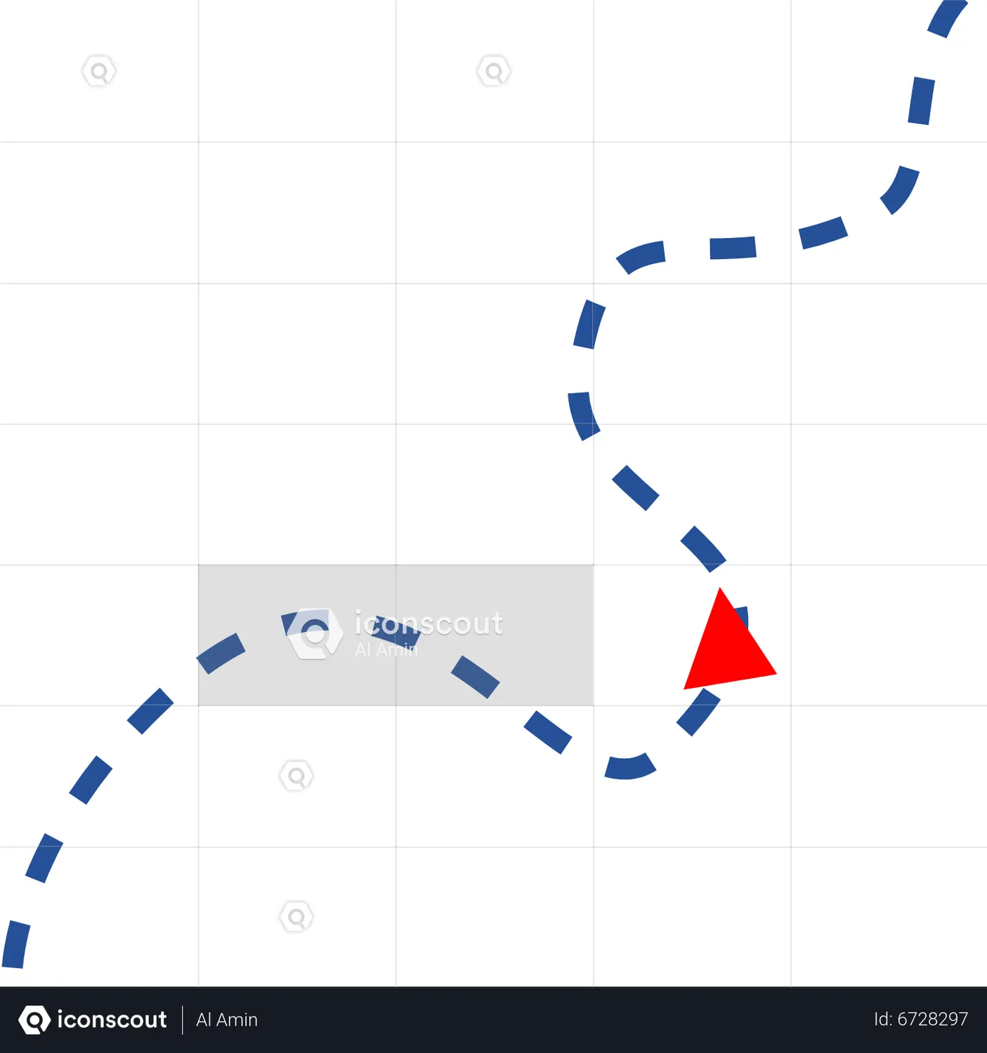 Traveling Road Direction Animated Icon - Free Download Maps And ...