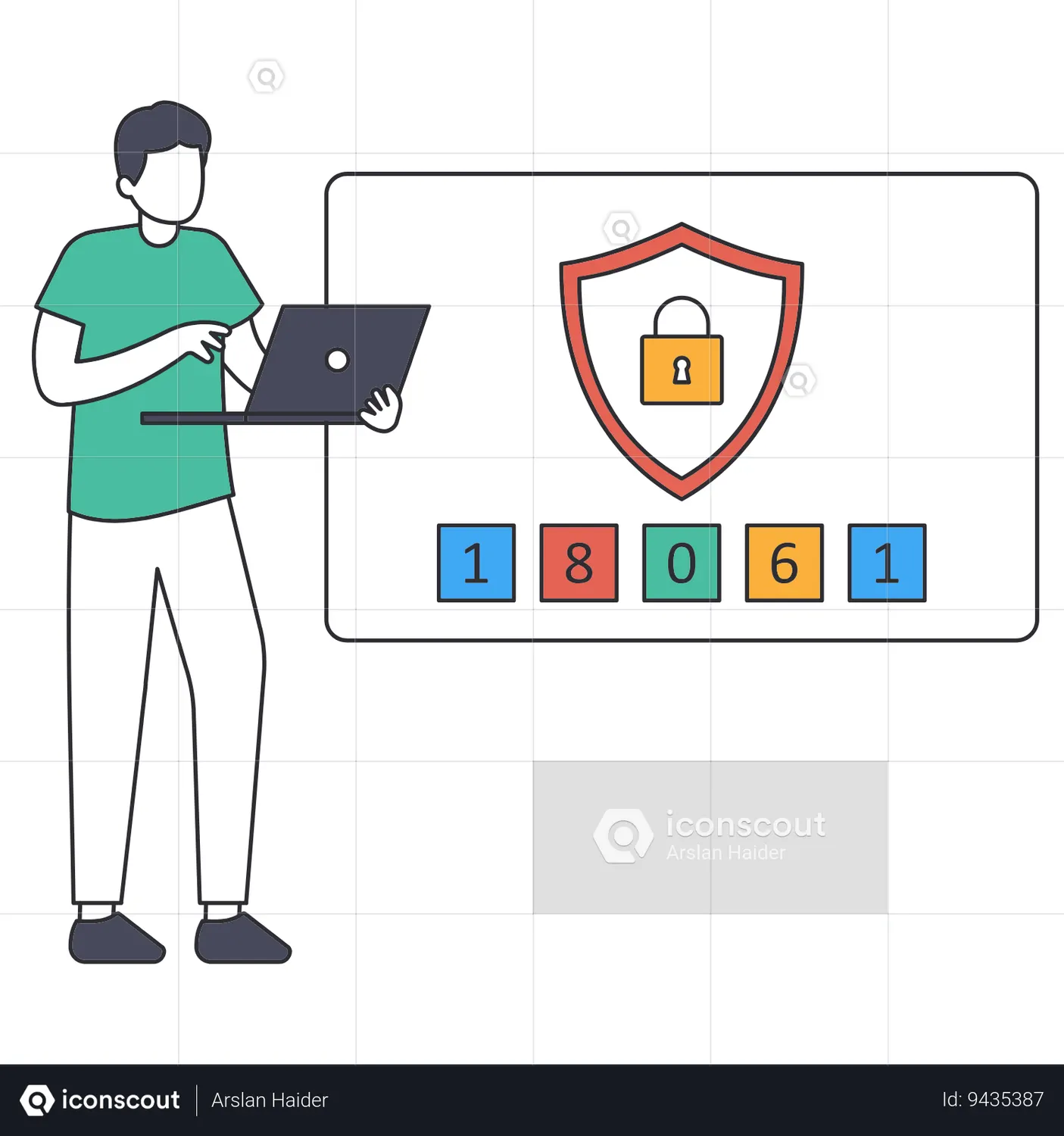 Two Factor Authentication Verification Animation Free Download