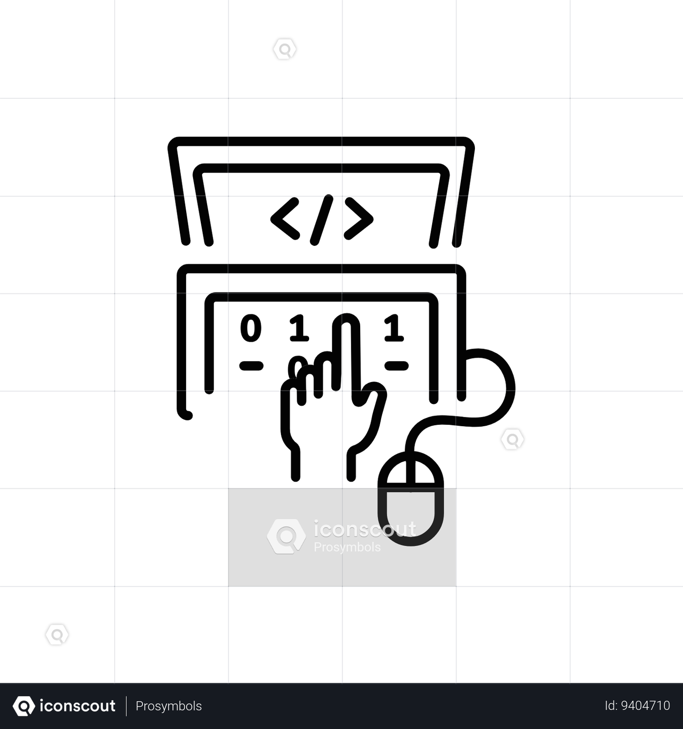 Typing Code Animation by Prosymbols | LottieFiles